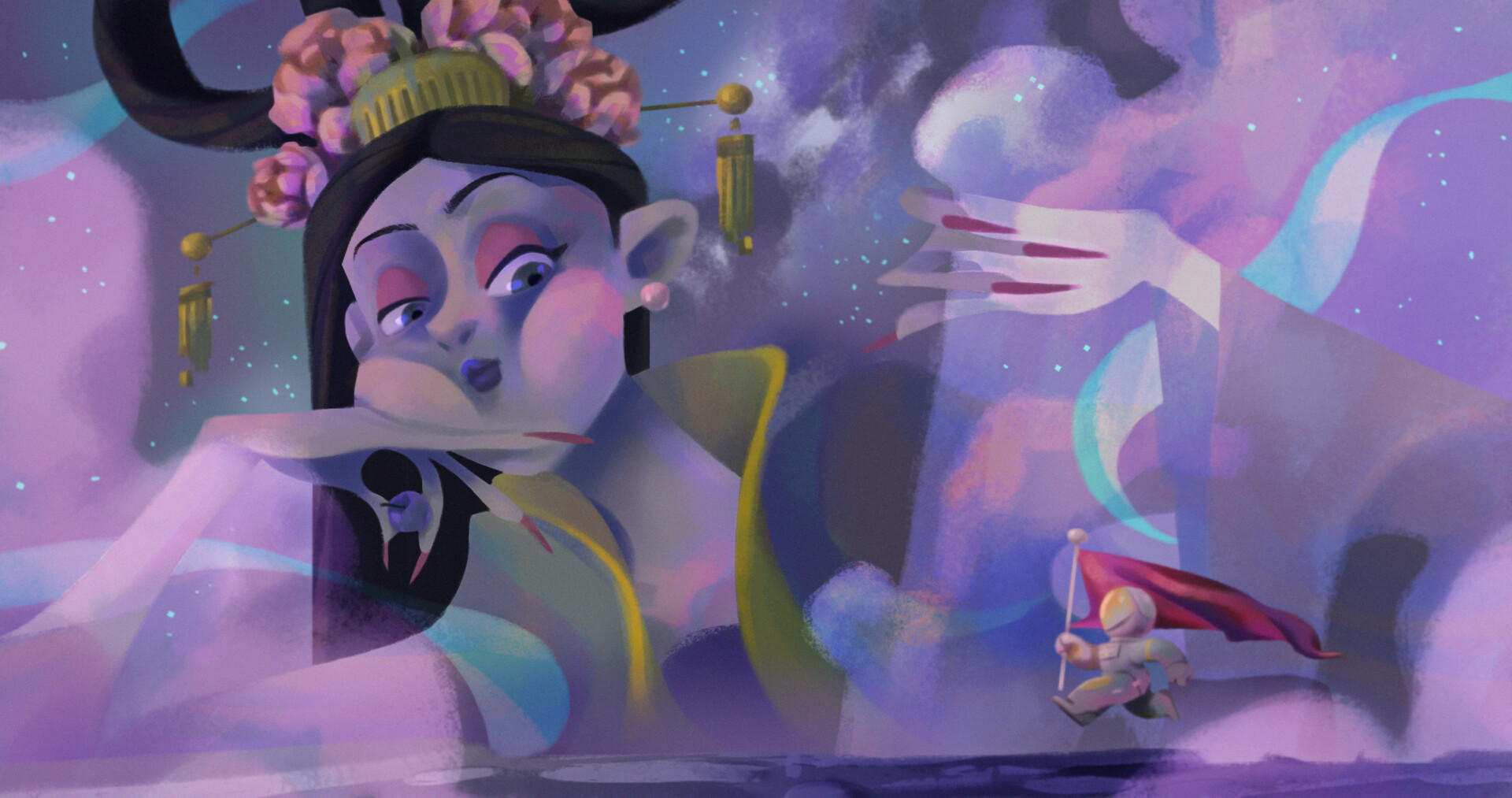 ArtStation - Moon Lady