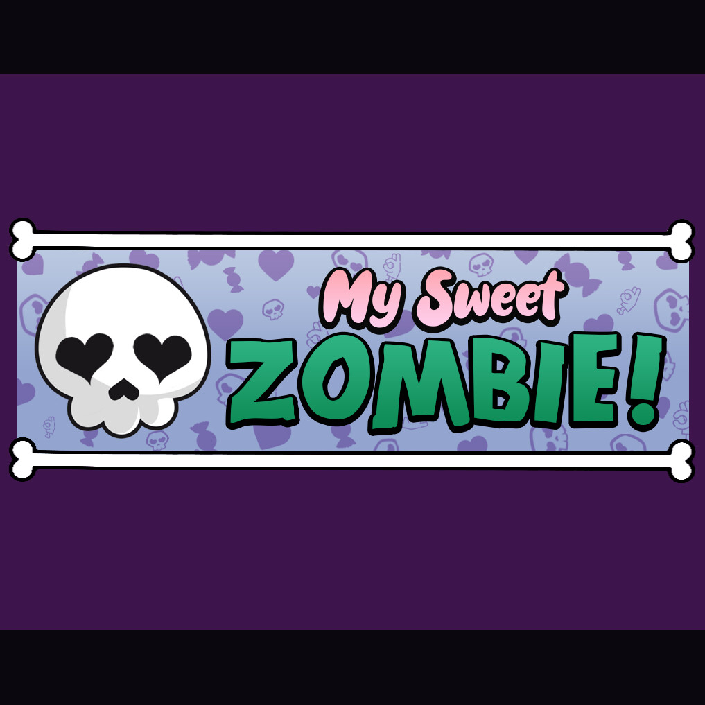 ArtStation - My Sweet Zombie! Game Logo