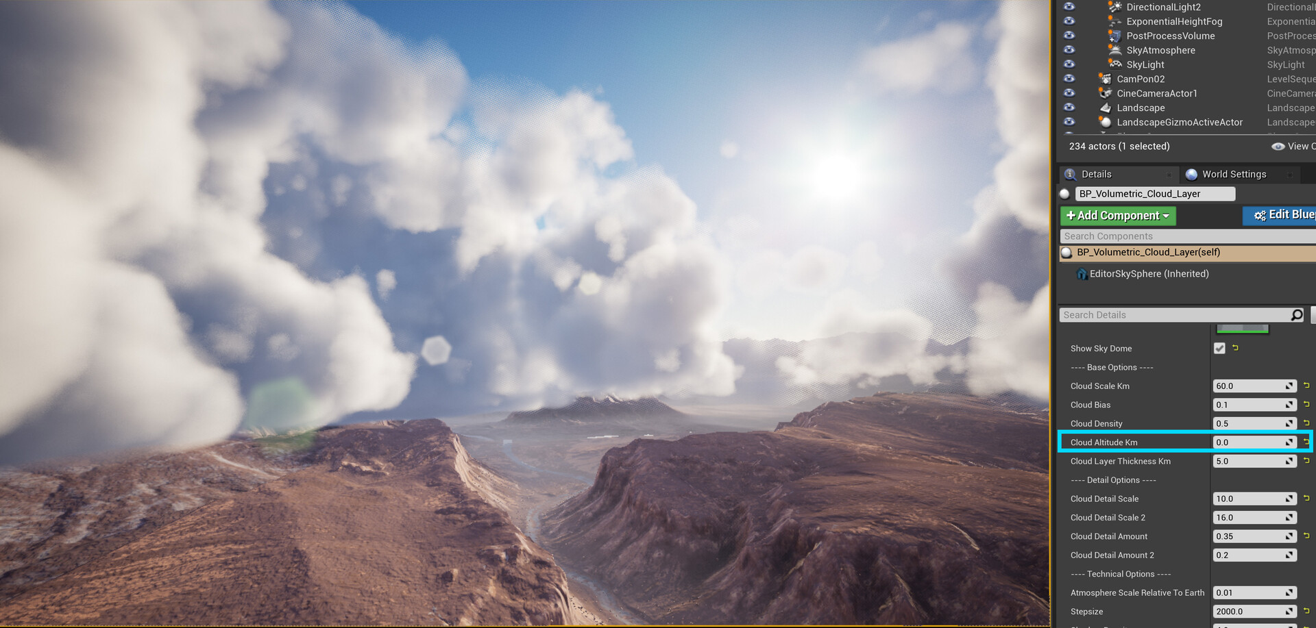 Matan Abel - Sky/atmosphere and volumetric cloud systems - UE4.25