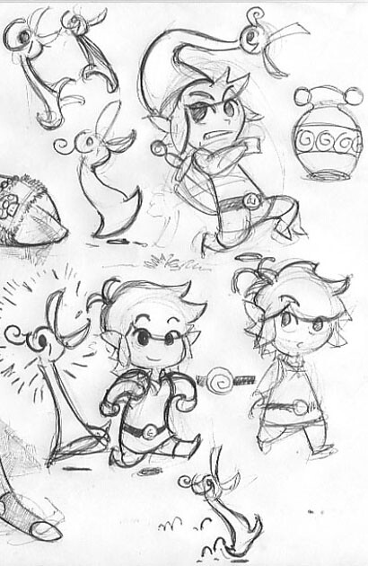 minish cap coloring pages