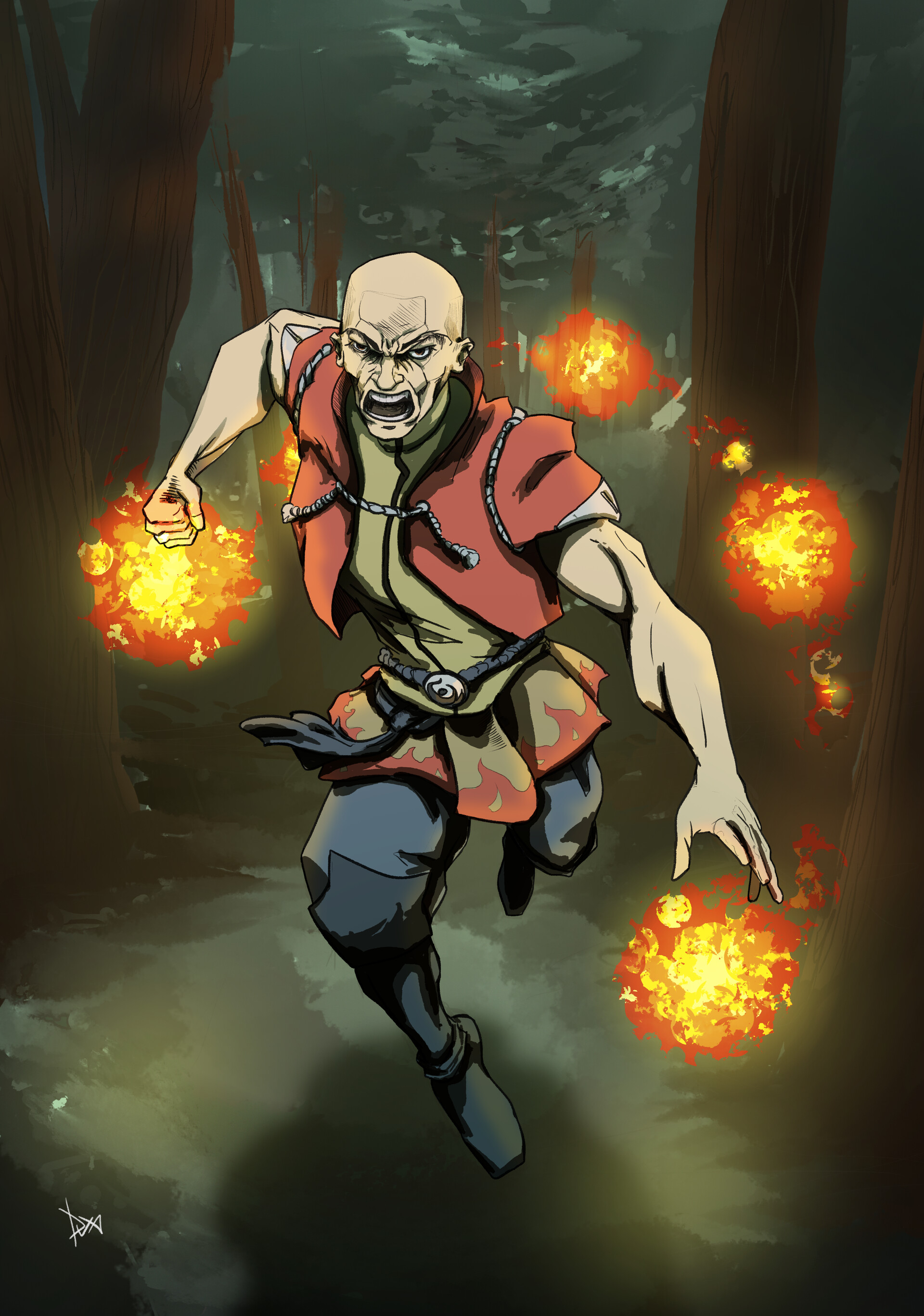 ArtStation - Magician of fire