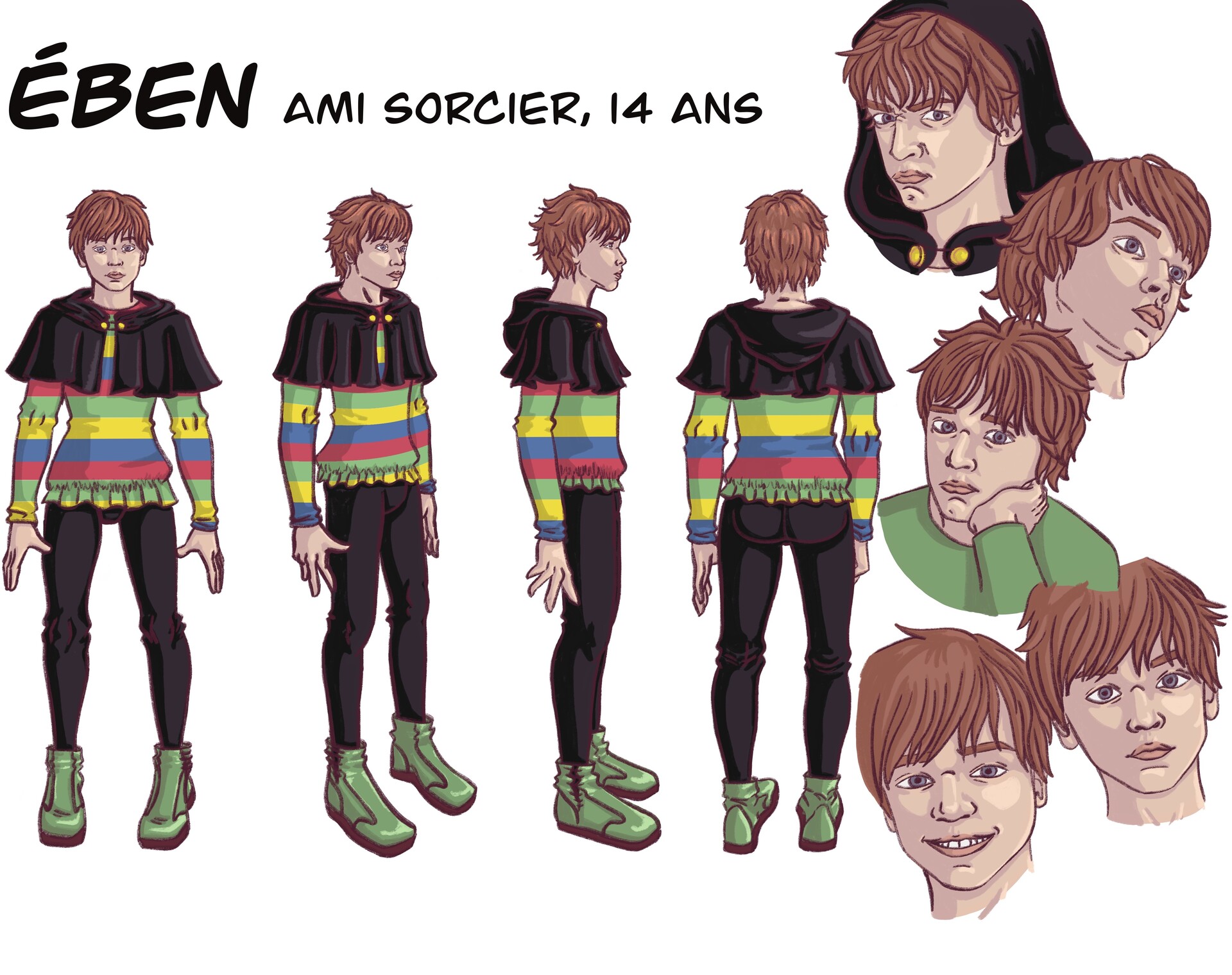 ArtStation - Eben model sheet