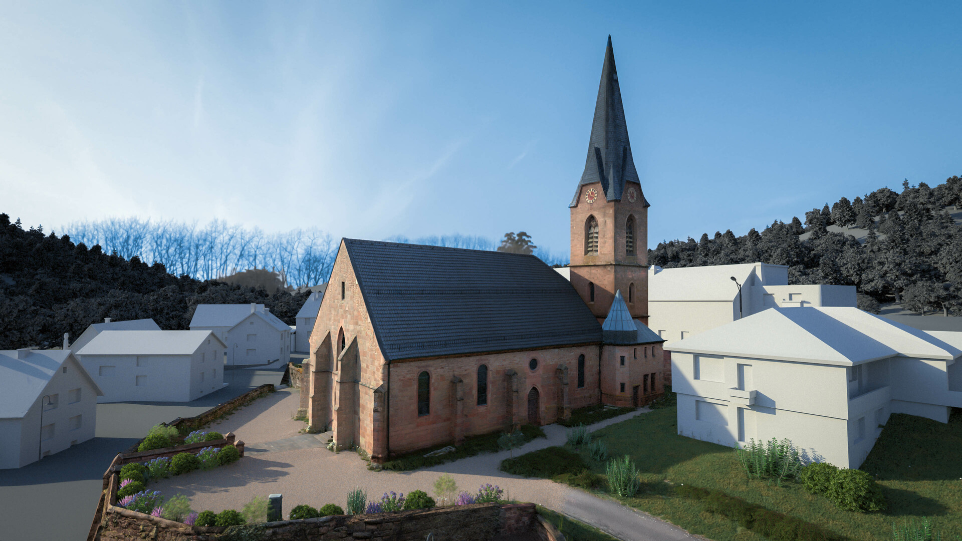 Ho-Yung Yau - Horbach_St. Peter Churche//Environment Visualization ...