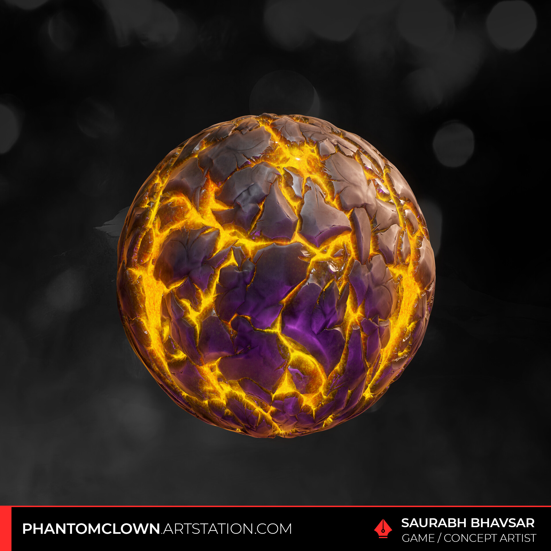 Saurabh Bhavsar - [SD] Stylized Lava Floor Substance