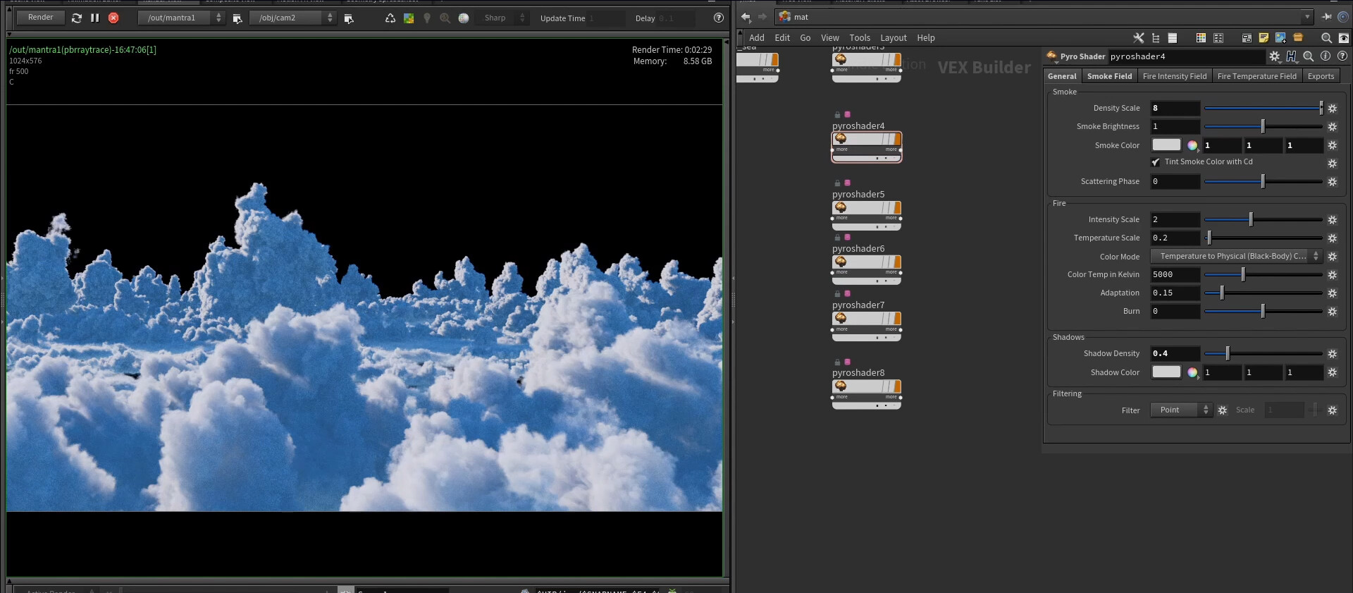 VFX Grace - Houdini Tutorial - Realistic Dynamic Clouds