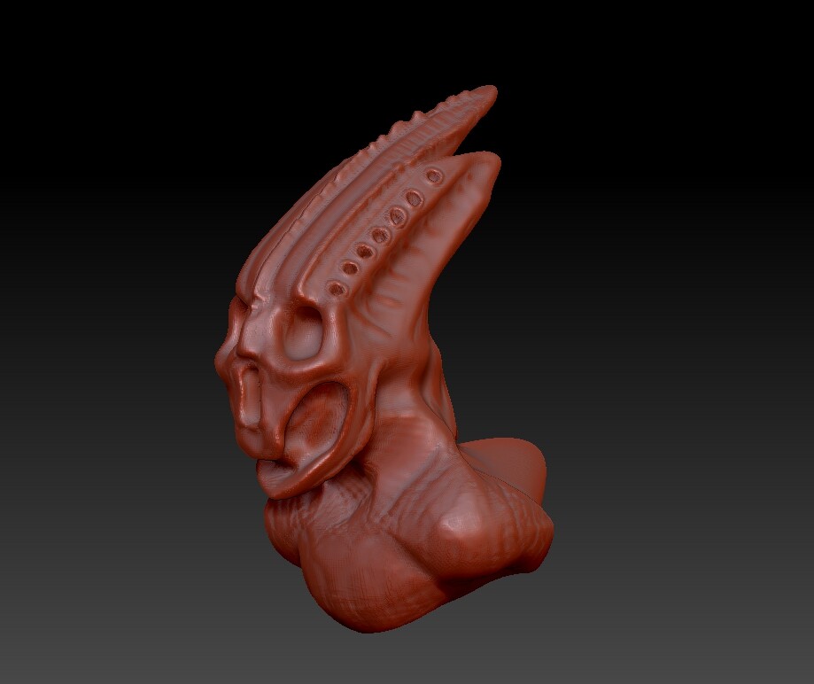 ArtStation - Alien - zbrush draft