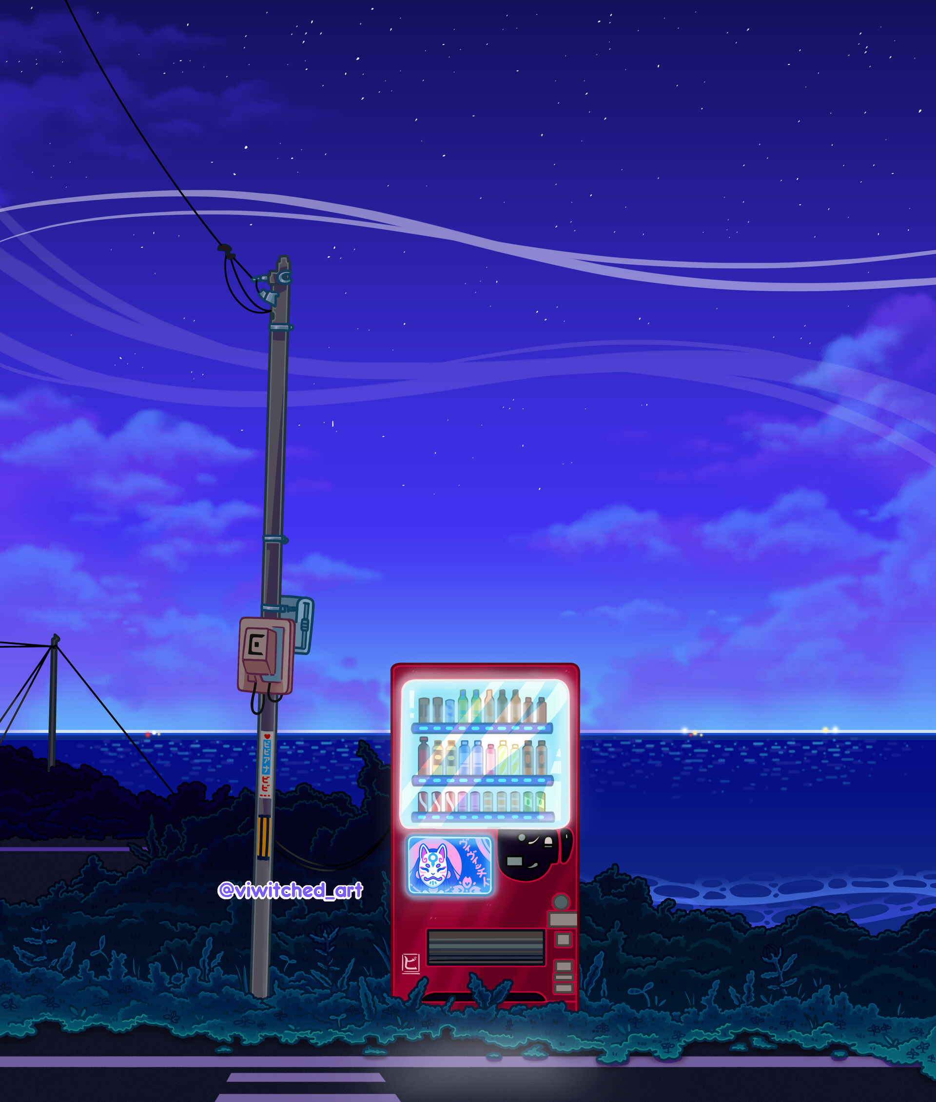 ArtStation - Night Time Scenery Study