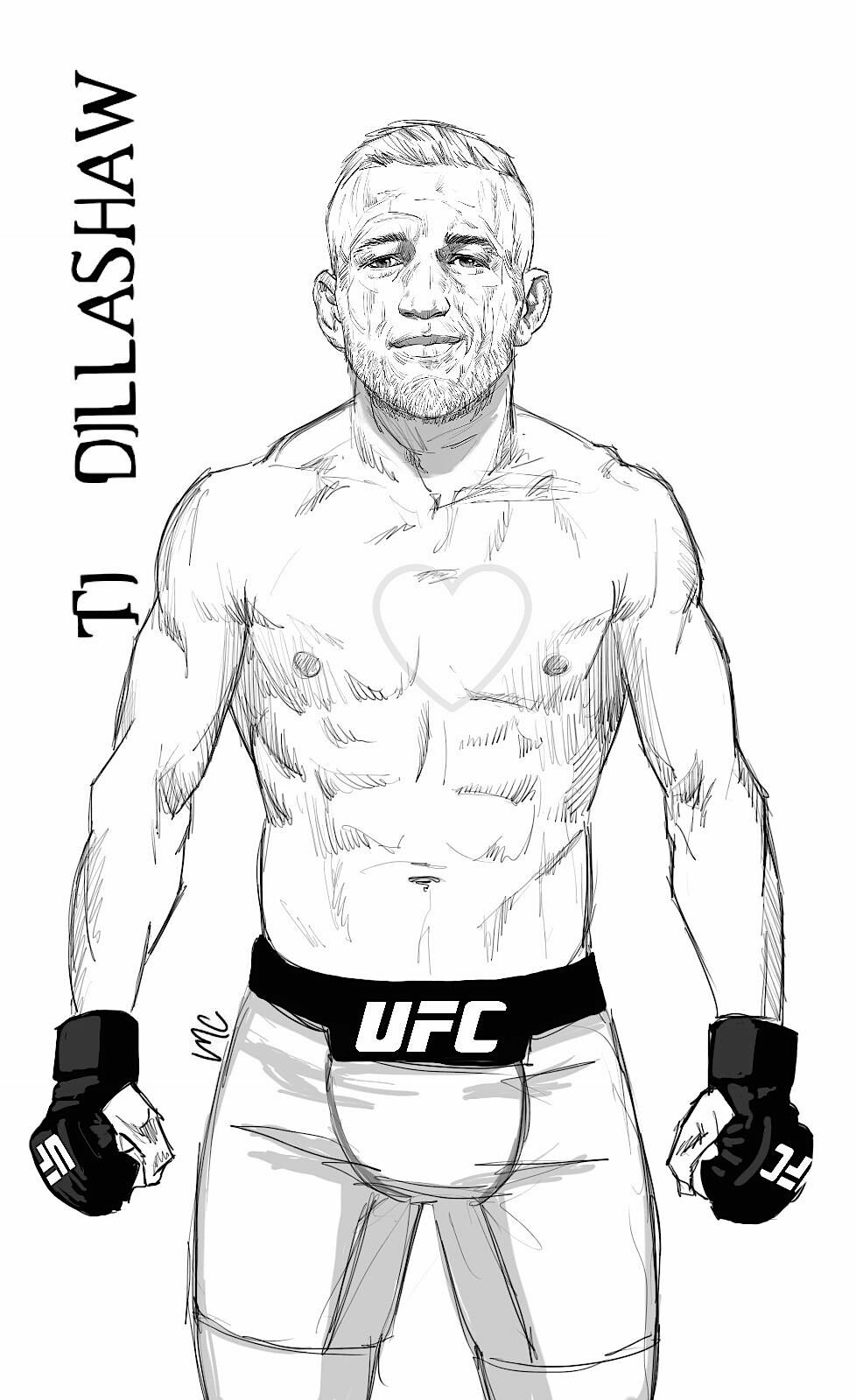 ufc coloring pages