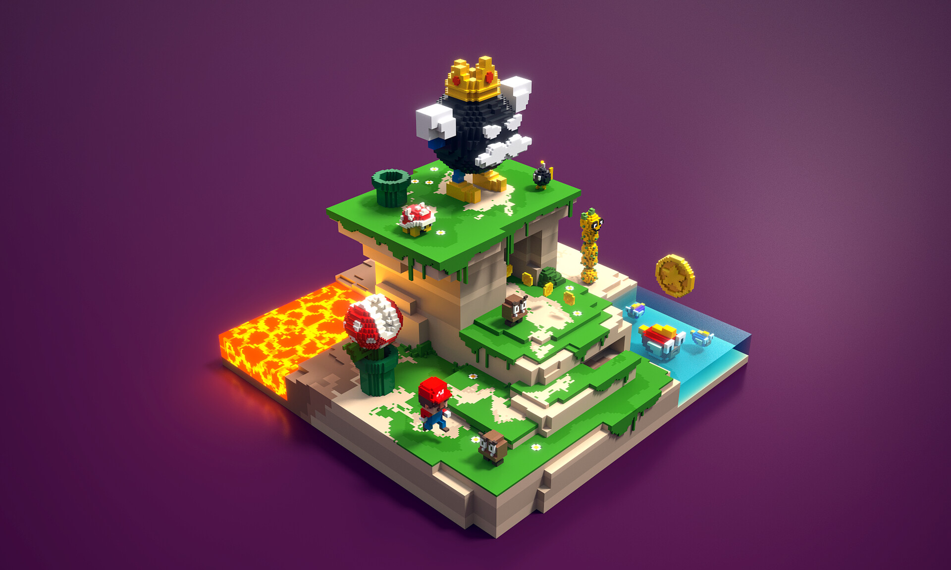ArtStation - Mario 128