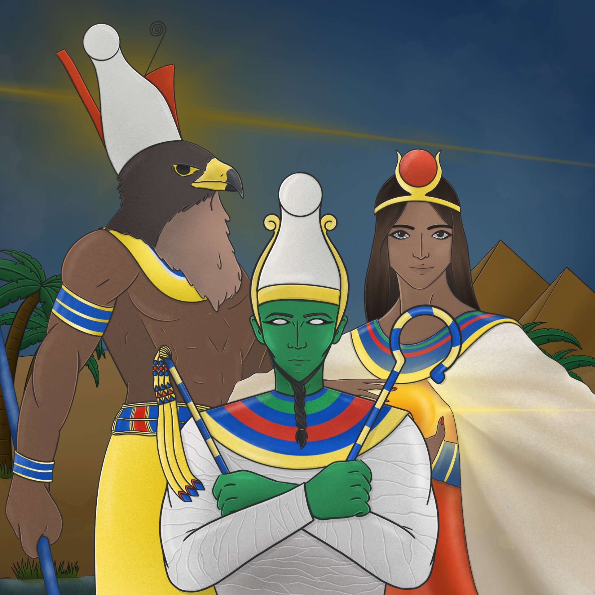 Horus Osiris And Isis Myth