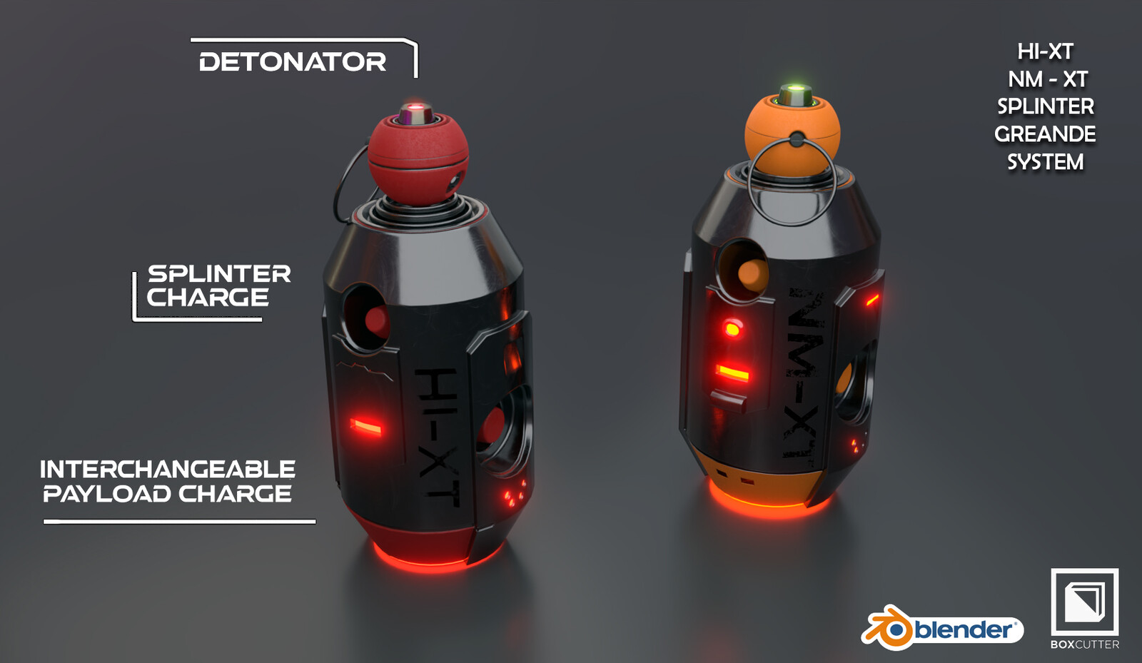 Joel Fällbom - SUPER SCI FI GRENADE CONCEPT (or something like it) Hardops and Boxcutter training