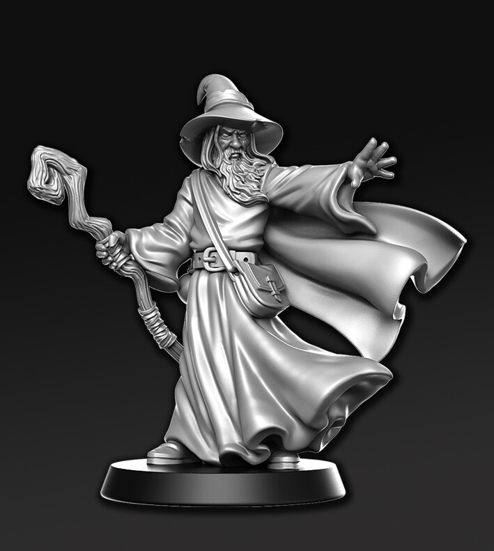 ArtStation - White Wizard