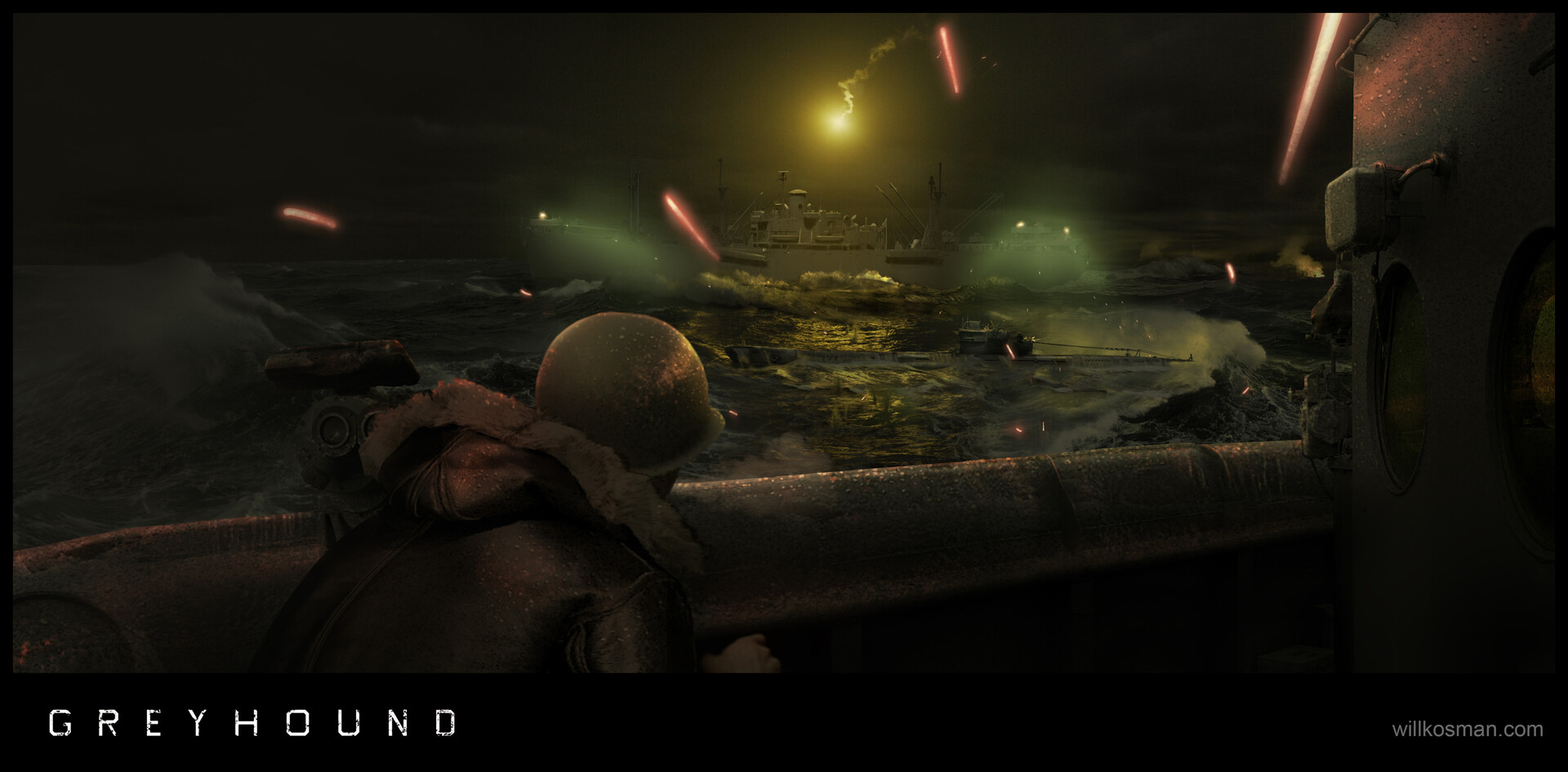 ArtStation - GREYHOUND film concept art