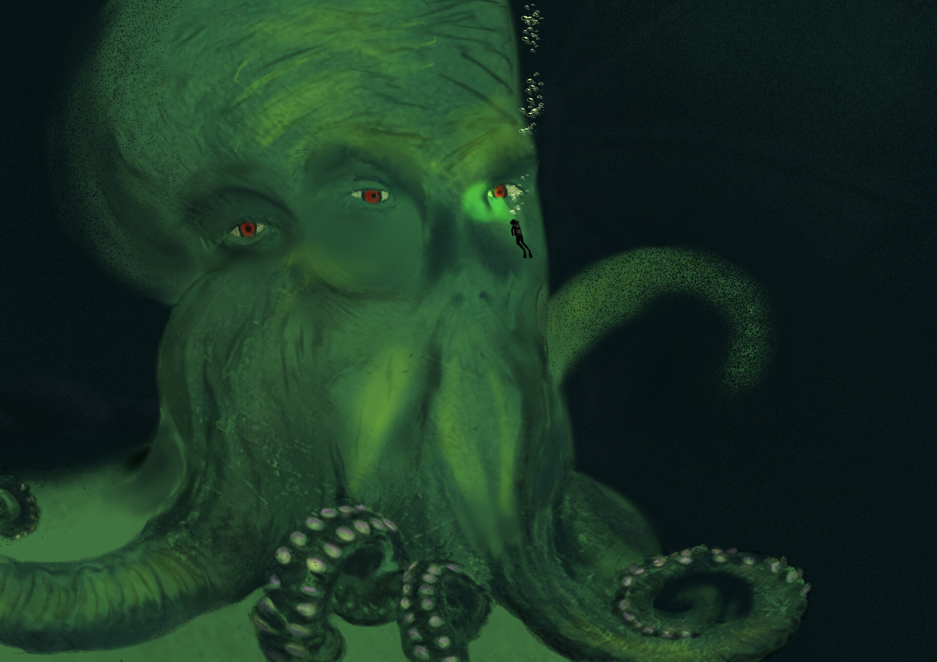 ArtStation - Cthulhu in the Twilight Zone