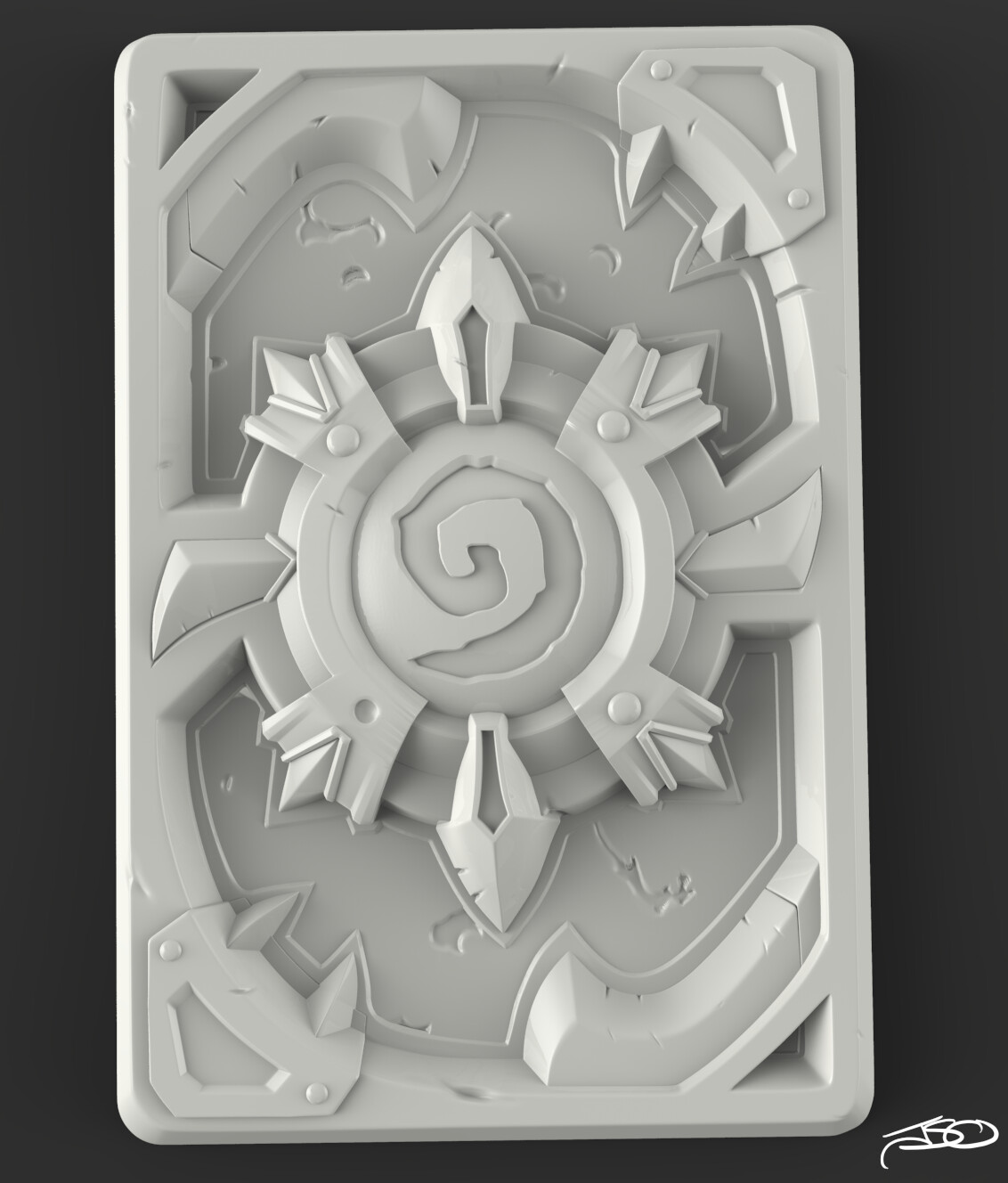 ArtStation - Heartstone Cardback for 3d printer