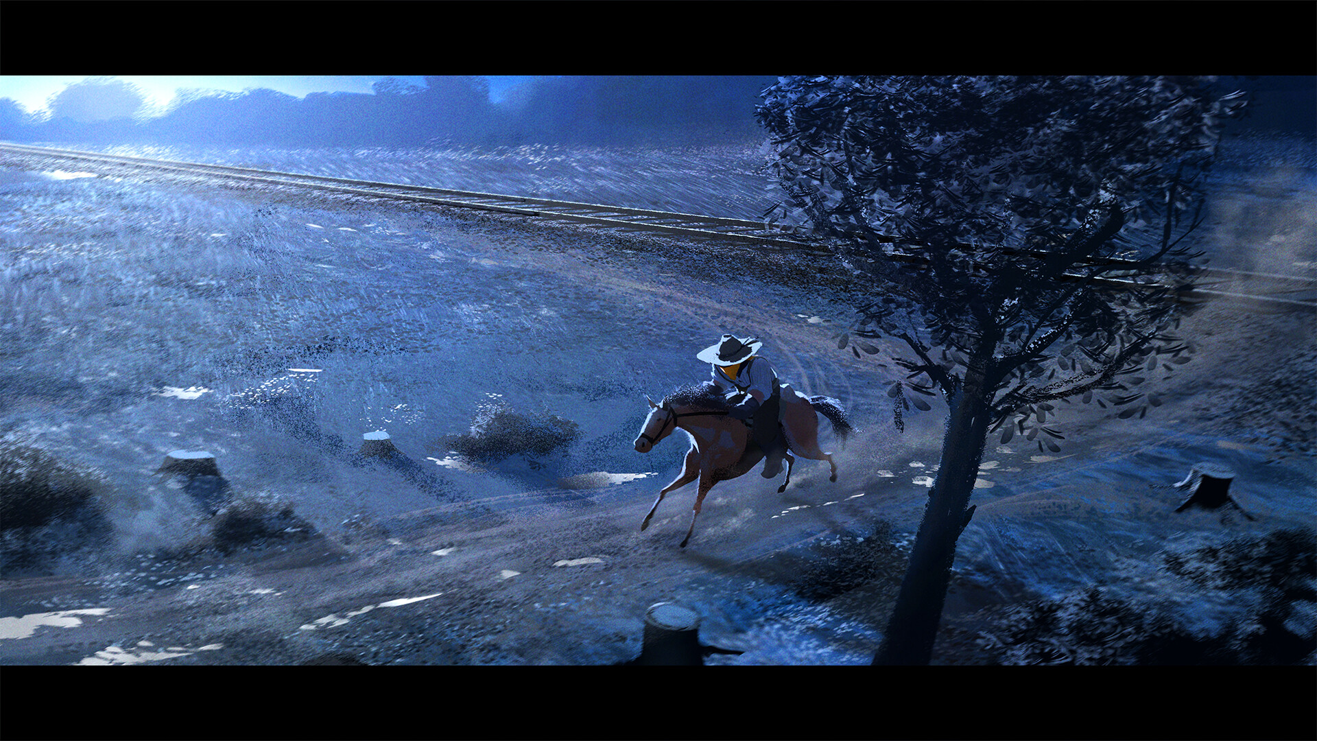 ArtStation - Cowboy Paint - Night Rider