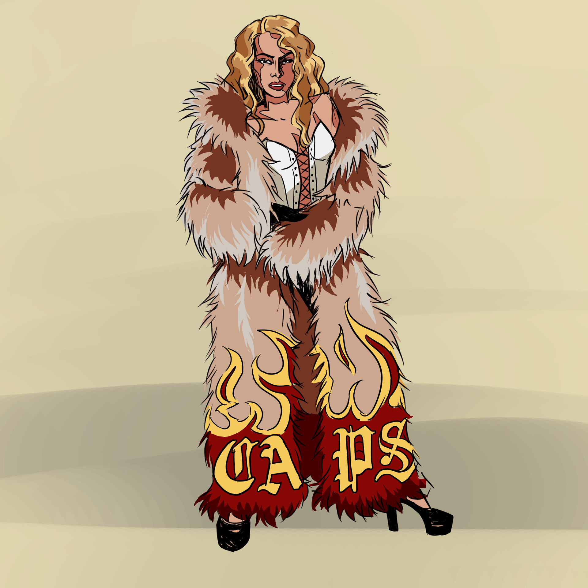 ArtStation - Fur Coat