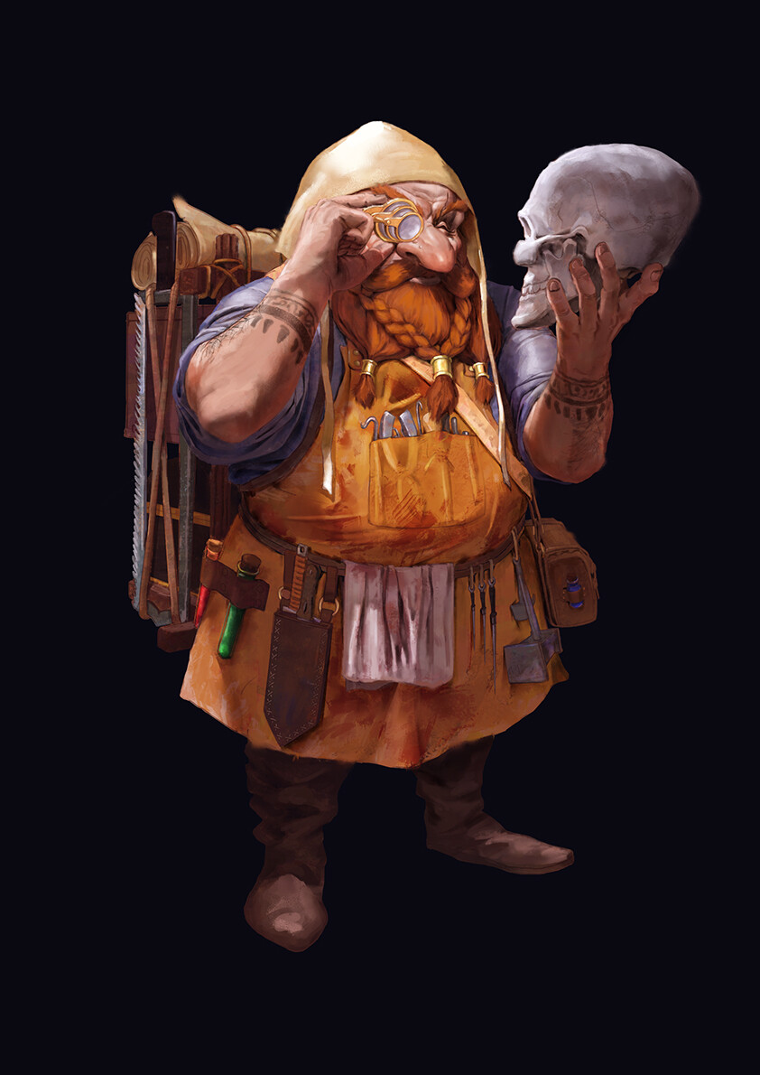 ArtStation - Dwarf Physician
