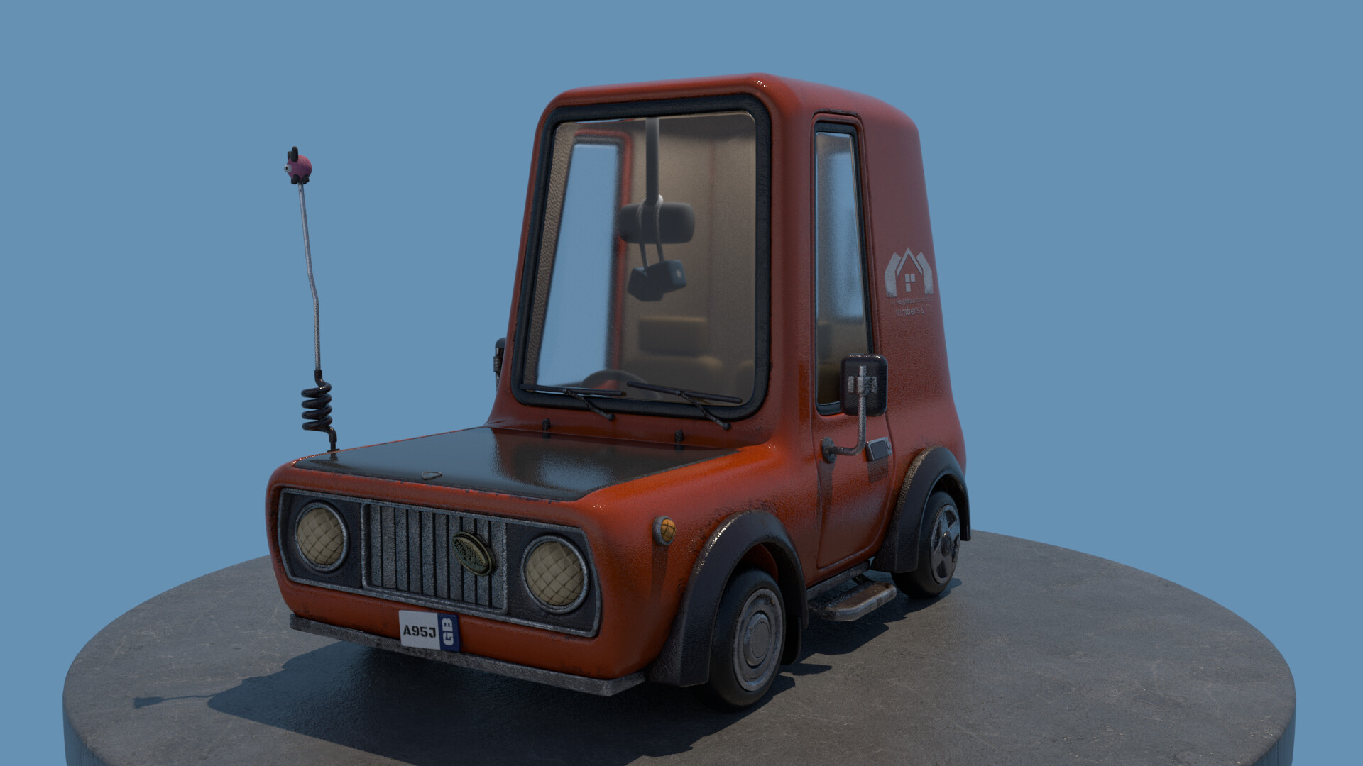 ArtStation - 3D Stylised Van Model