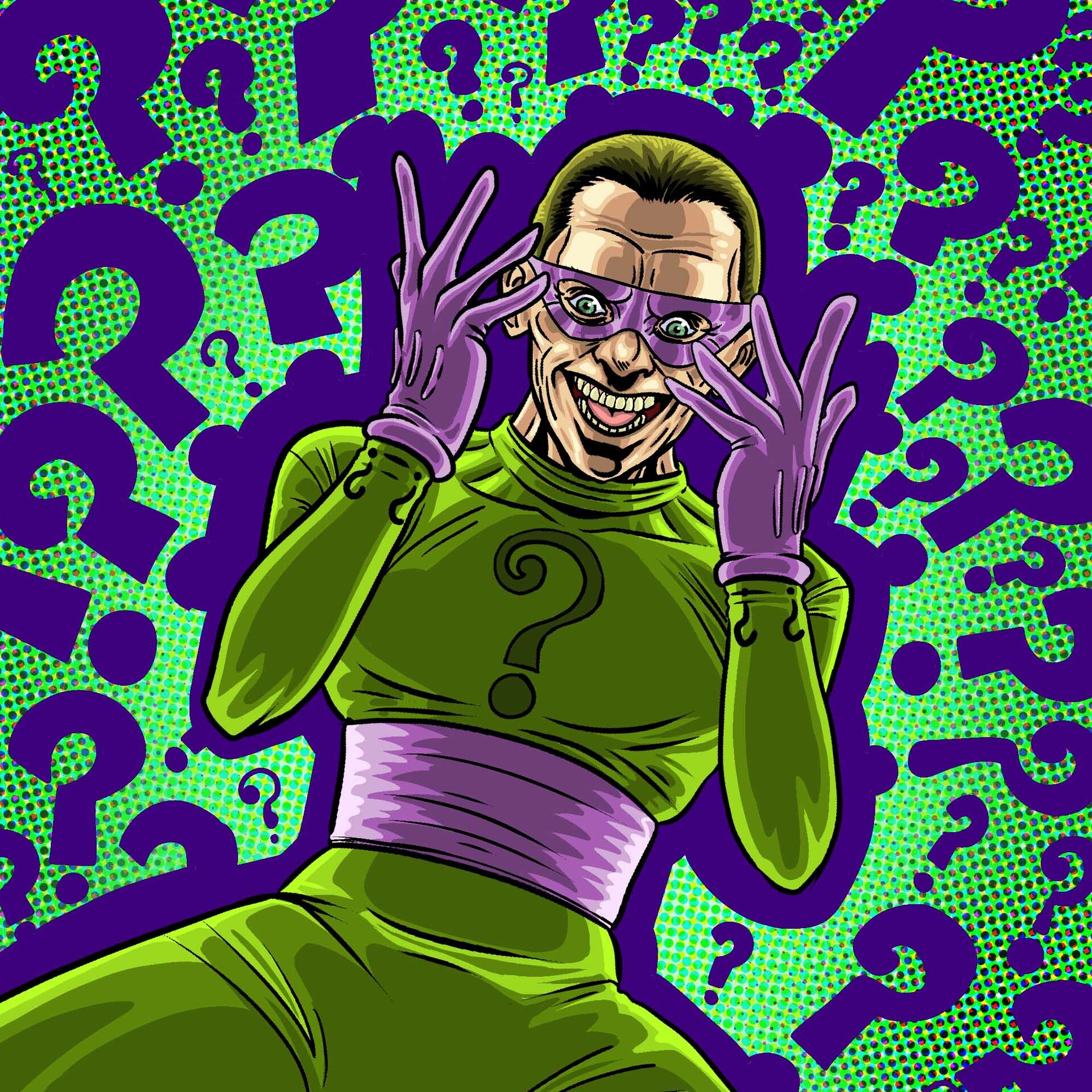 Frank Gorshin Riddler Hintergrundbild