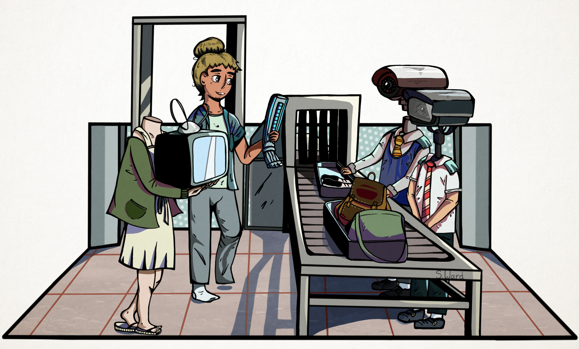 ArtStation - Airport security