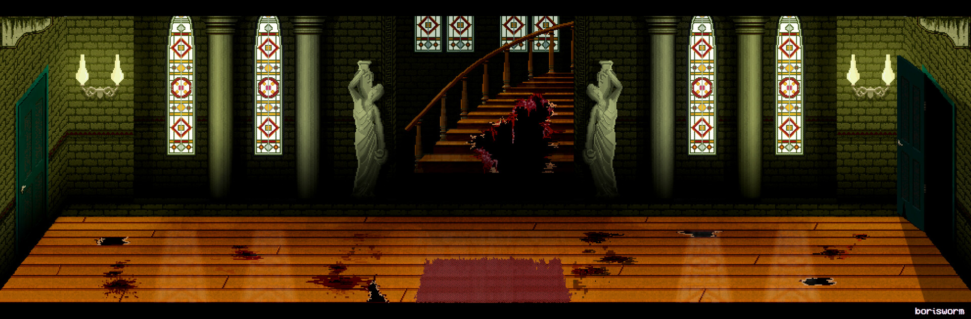 ArtStation - Splatterhouse room redux