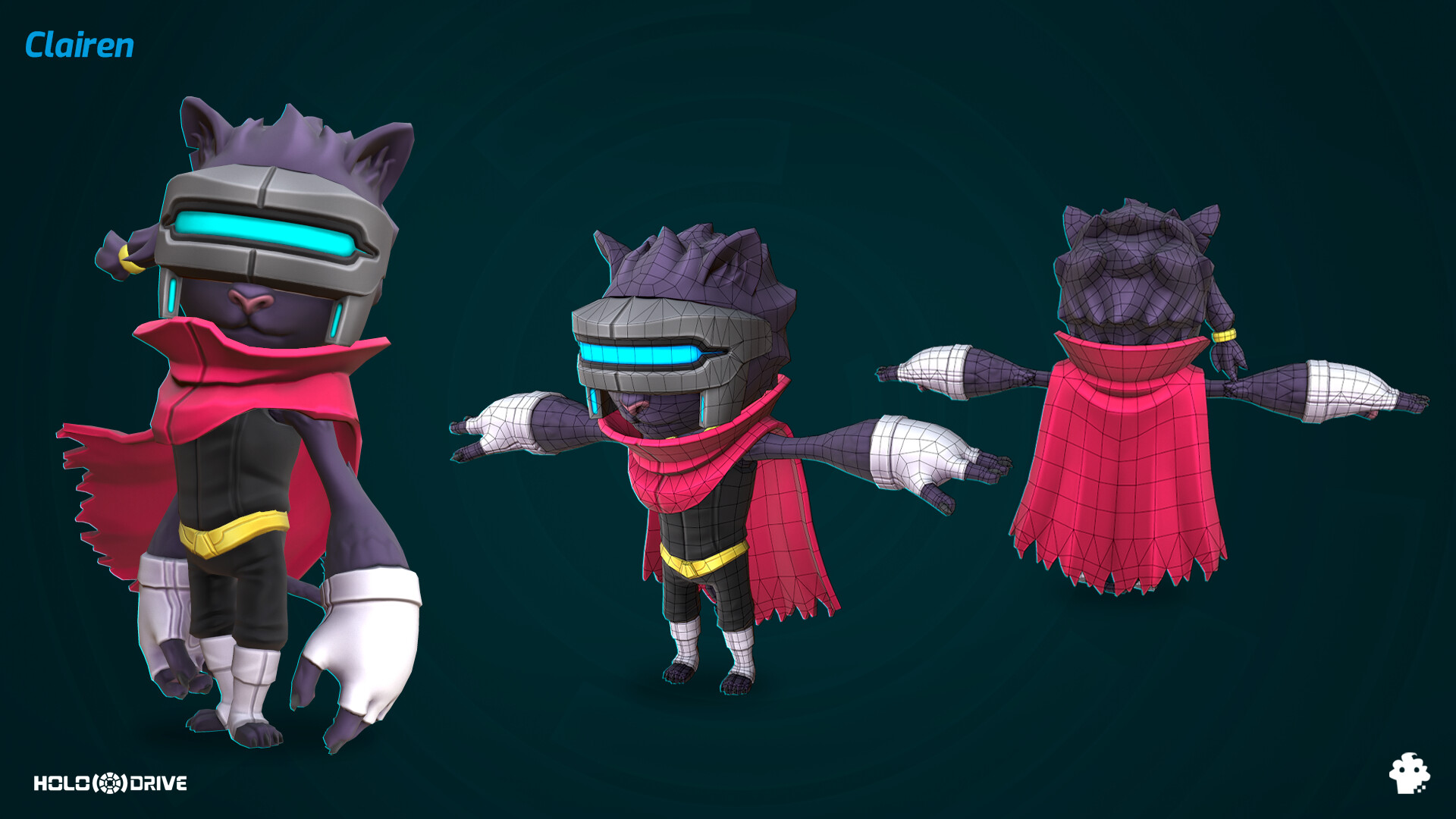 BitCake Studio - Holodrive Character Skin - Claire from Rivals of Aether