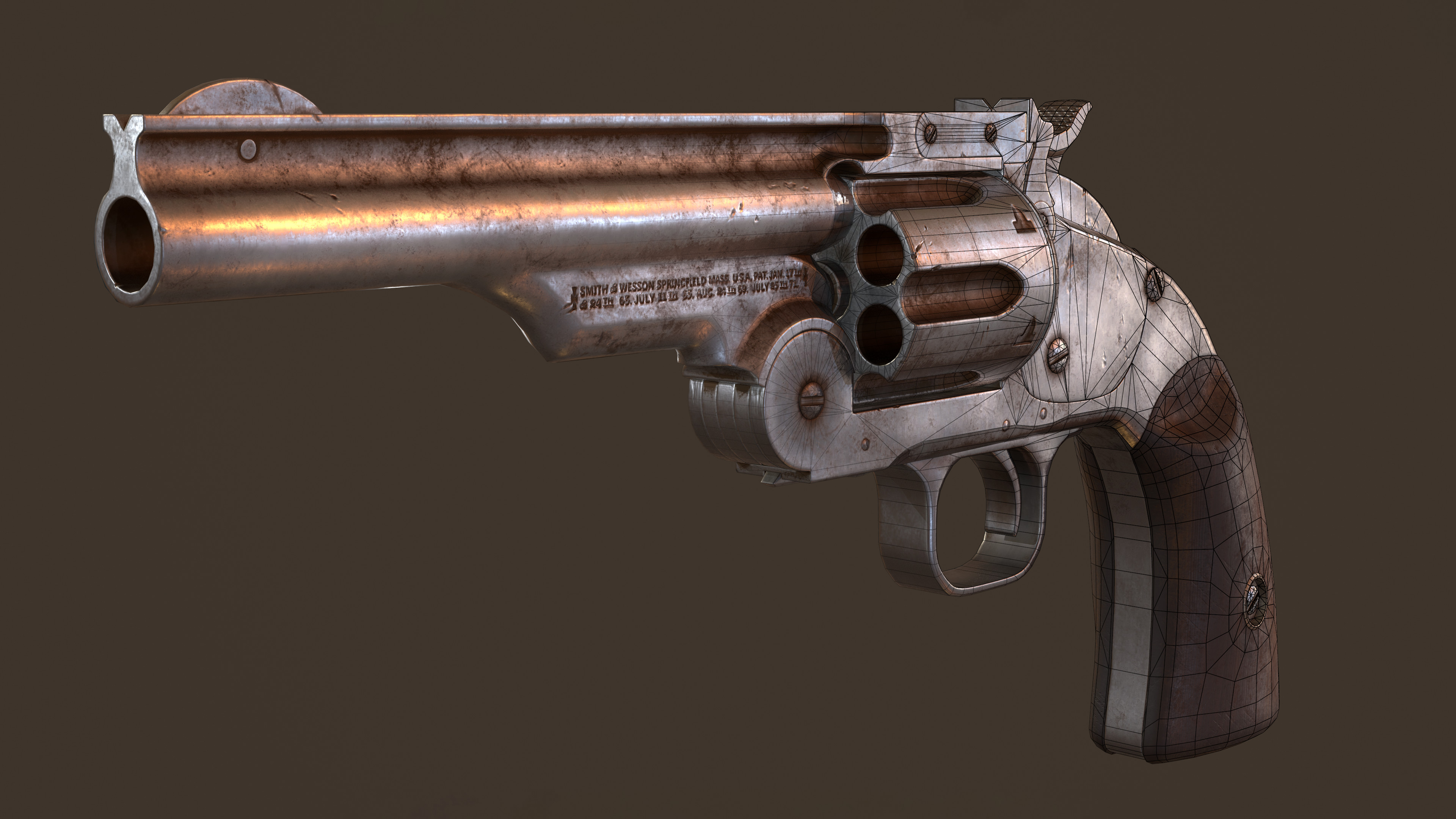 Amon Kalagin - Smith & Wesson Model 3 Schofield Revolver