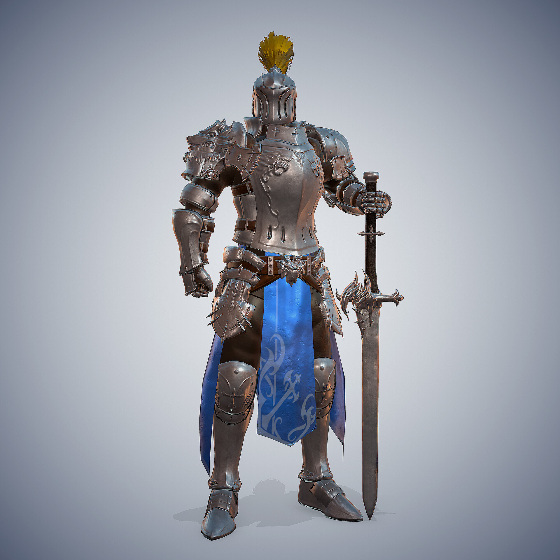 ArtStation - Knight soldier