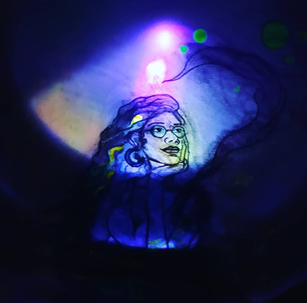ArtStation - Black light painting