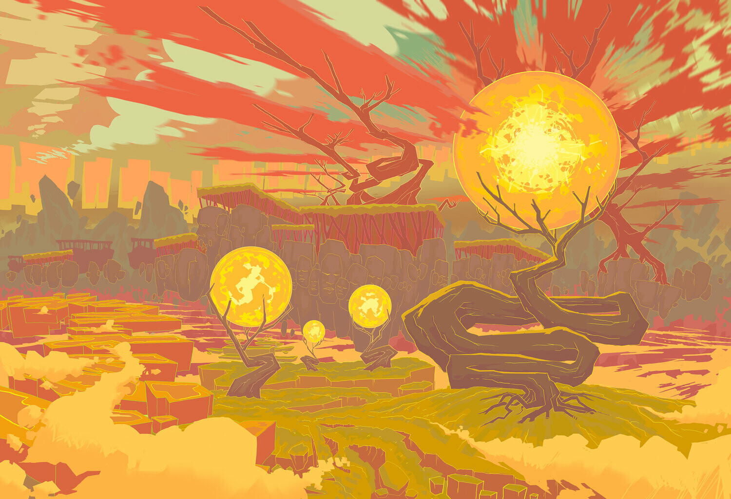 ArtStation - Color exploration - Sunshine