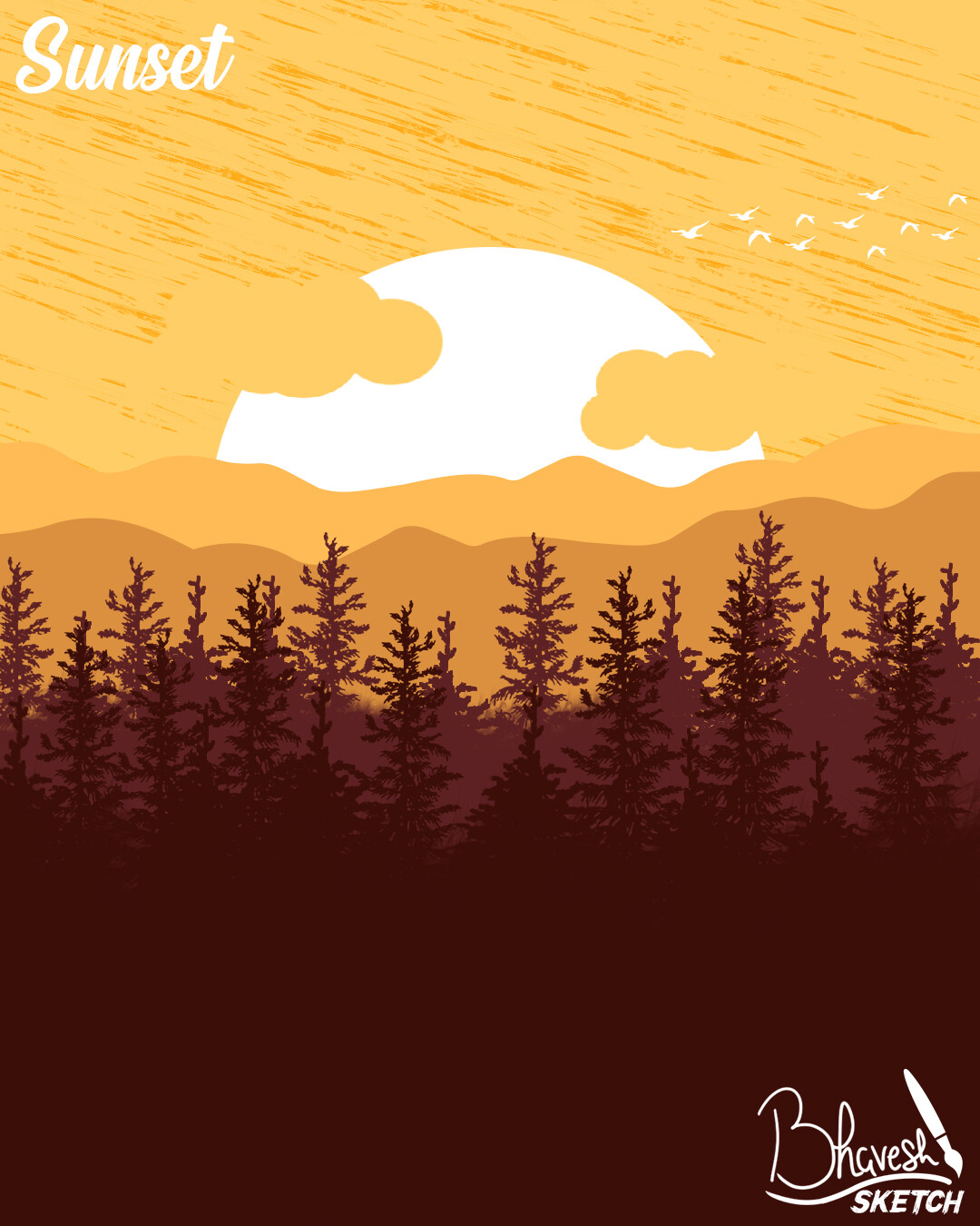 ArtStation - Sunset Art