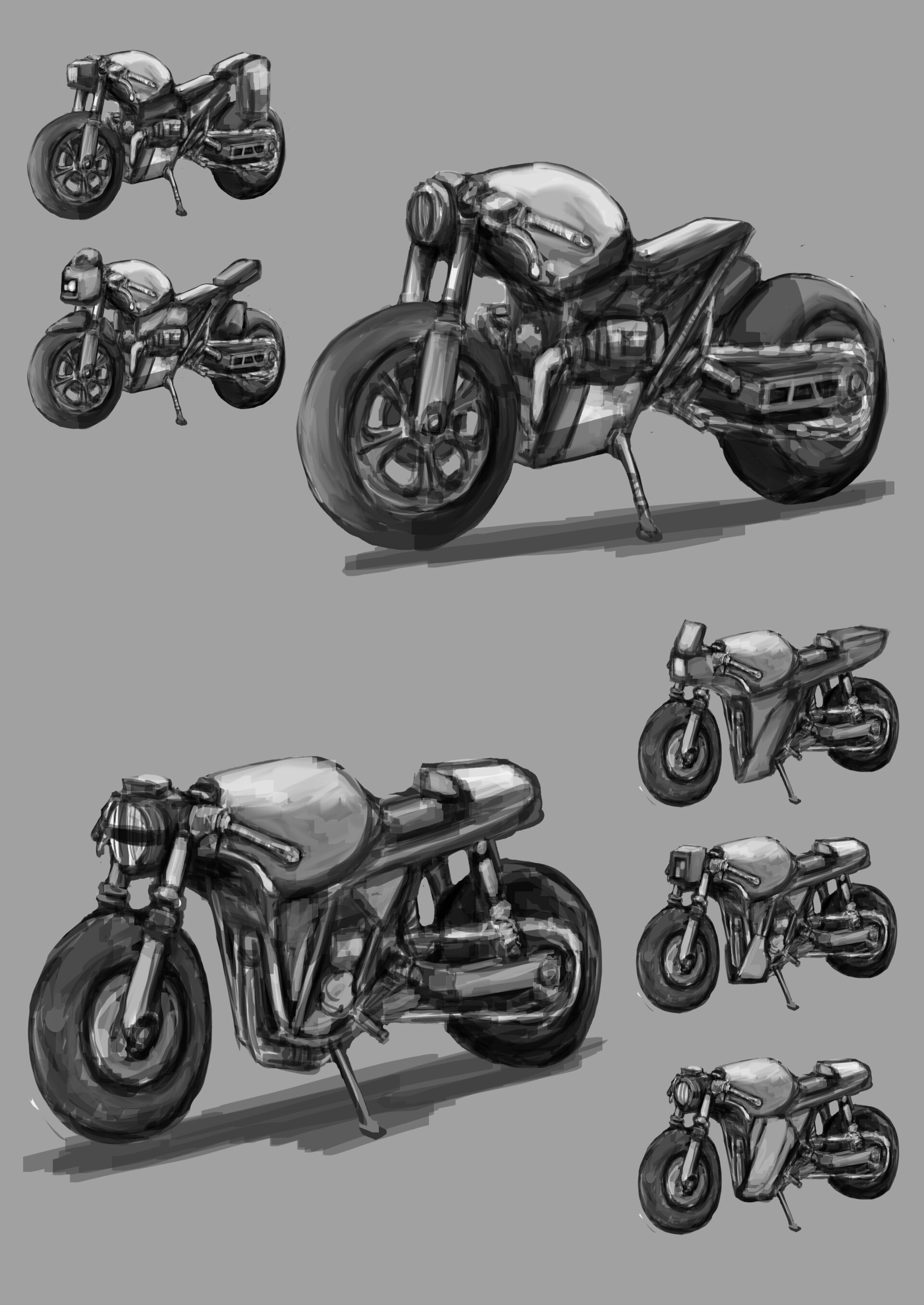 ArtStation - Motorcycle