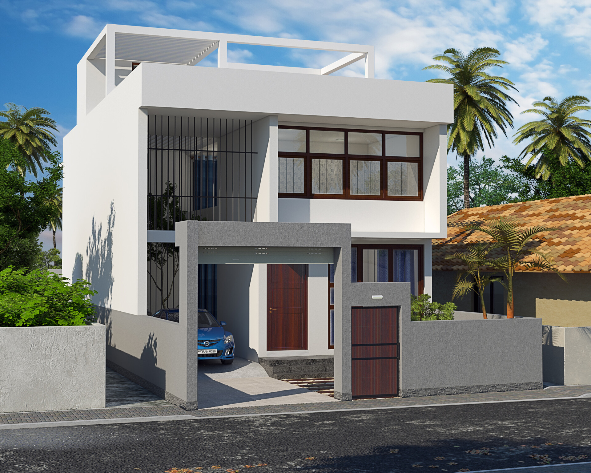 ArtStation - Modern two Story House