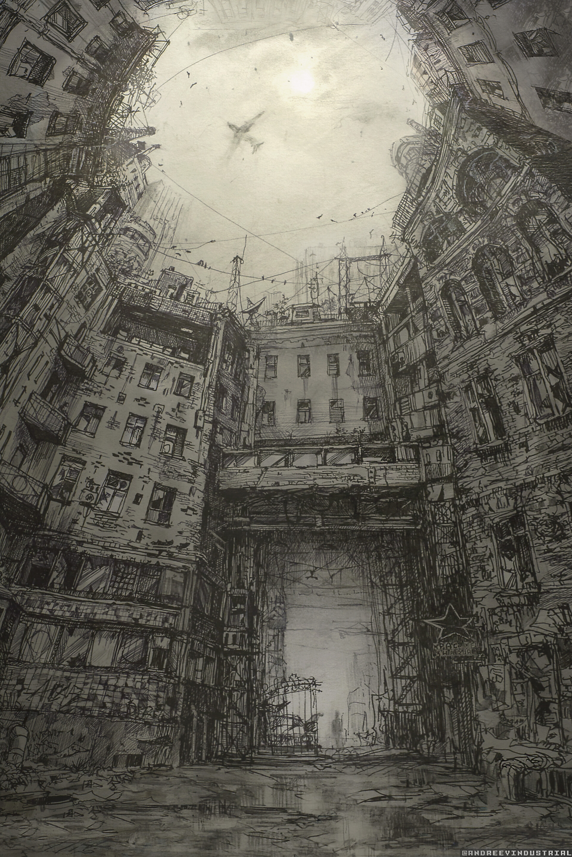 ArtStation - The doomed city