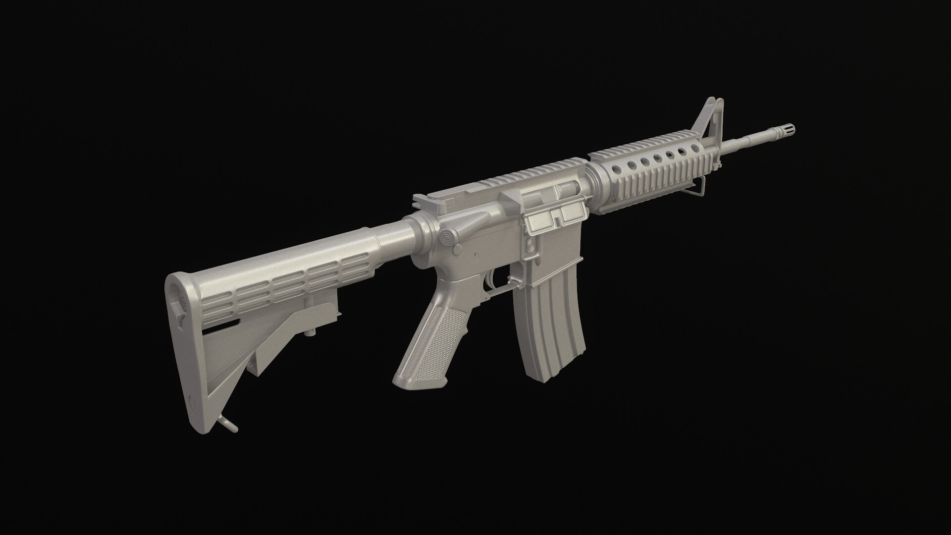 ArtStation - WIP M4 Rifle