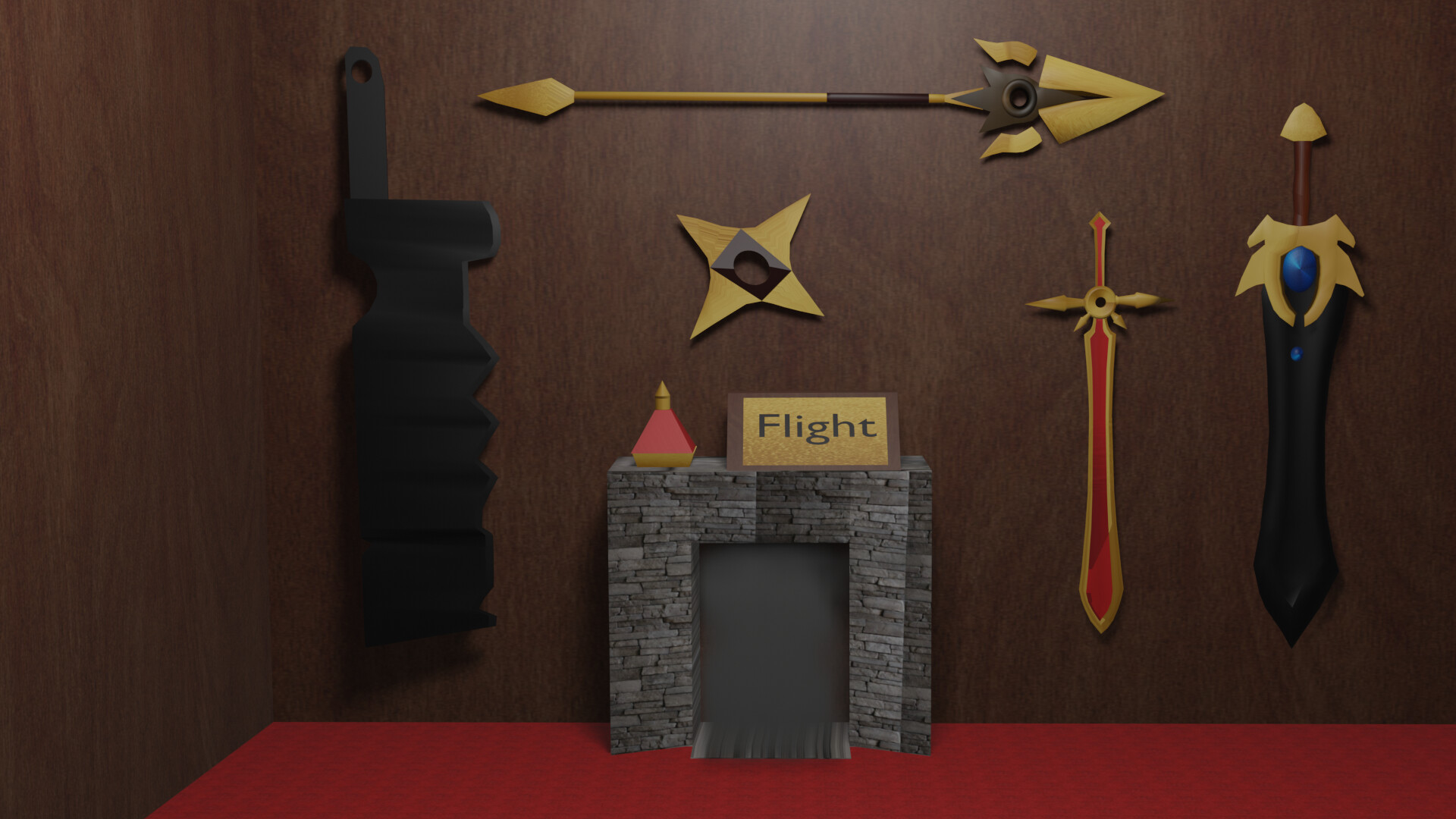 ArtStation - Weapon Wall