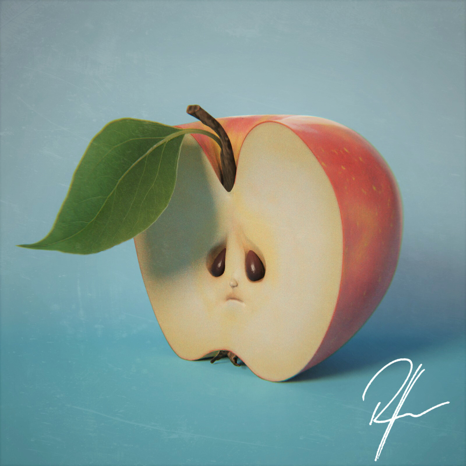ArtStation - Sad Apple