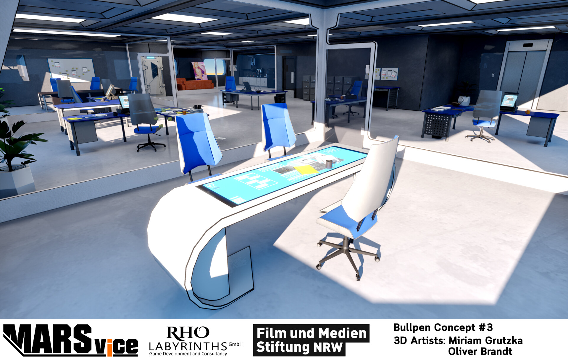 Miriam Köllner - Mars Vice Concept: Apartment & HQ