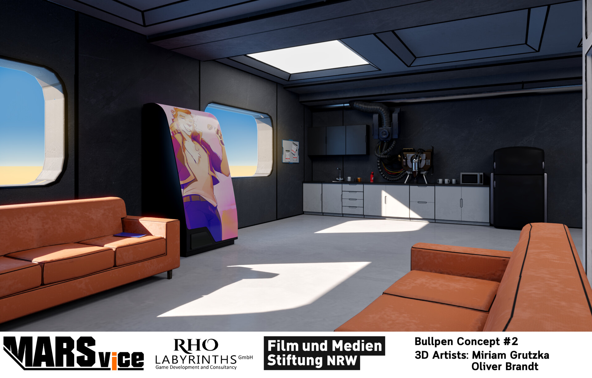 Miriam Köllner - Mars Vice Concept: Apartment & HQ