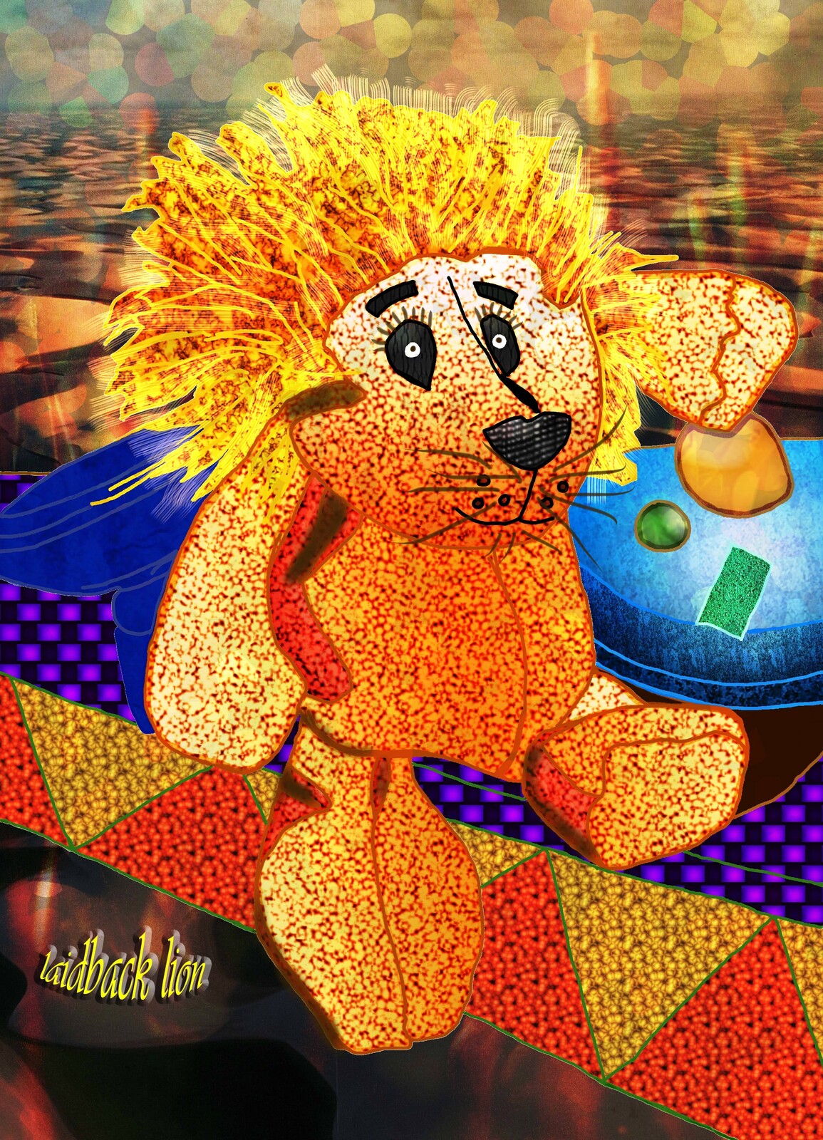 Nicholas Powell - Laidback Lion