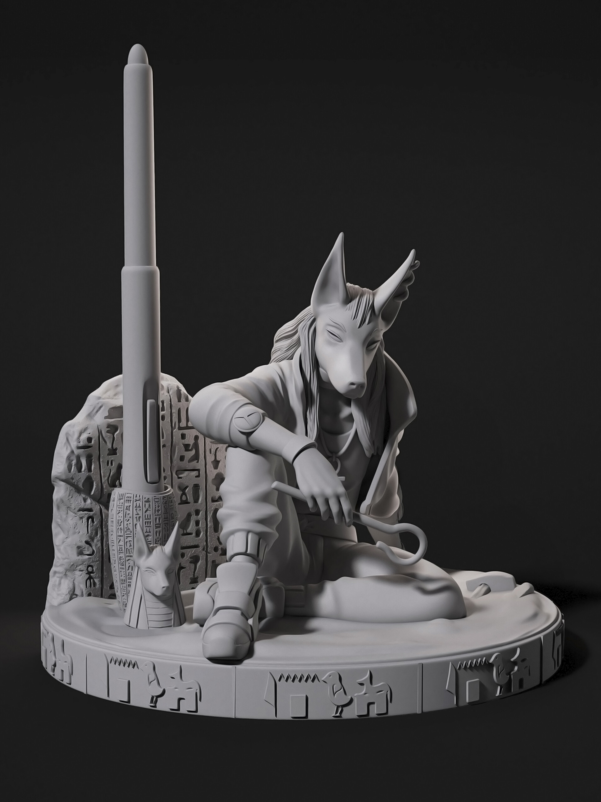 ArtStation - Anubis Statue for Ash World Studios