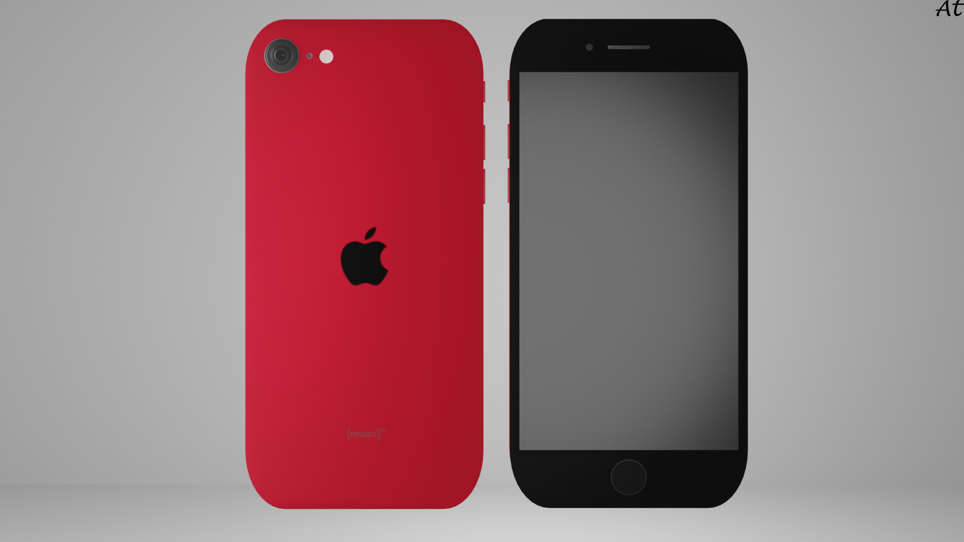 ArtStation - iPhone SE 2020 - Modeling