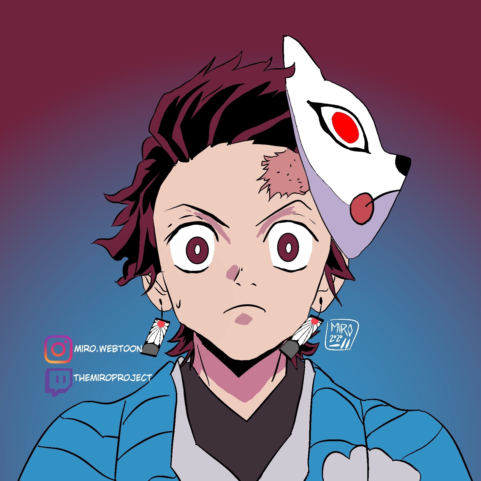 ArtStation - Tanjiro (Kimetsu no Yaiba)