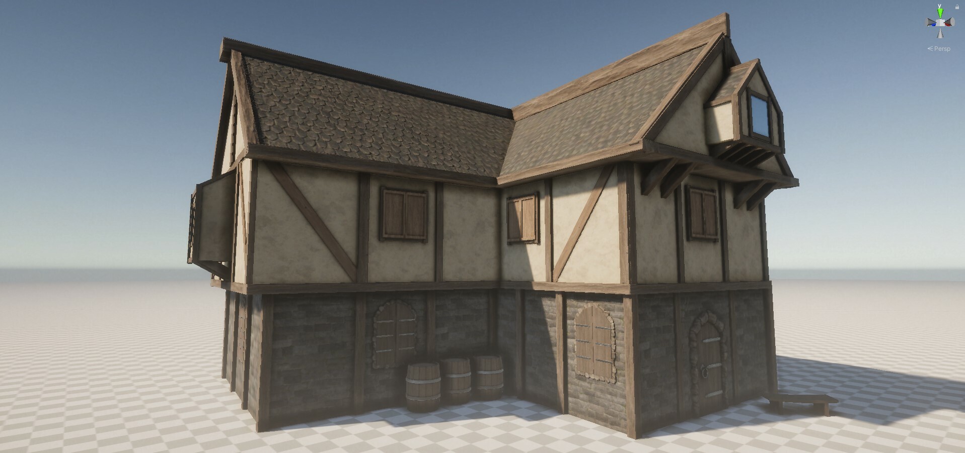 ArtStation - Modular Medieval House