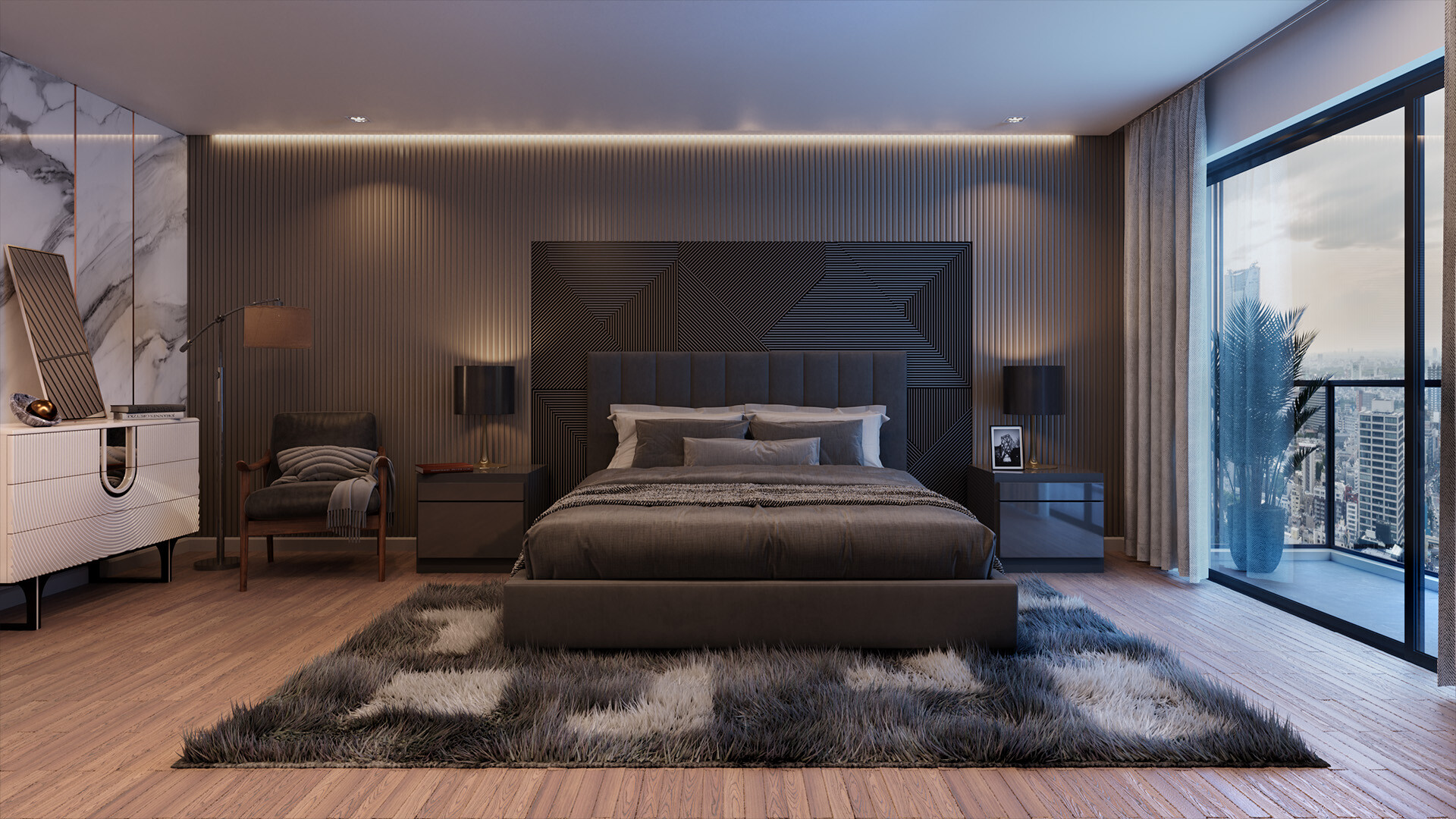 ArtStation - Bedroom - Rendermind