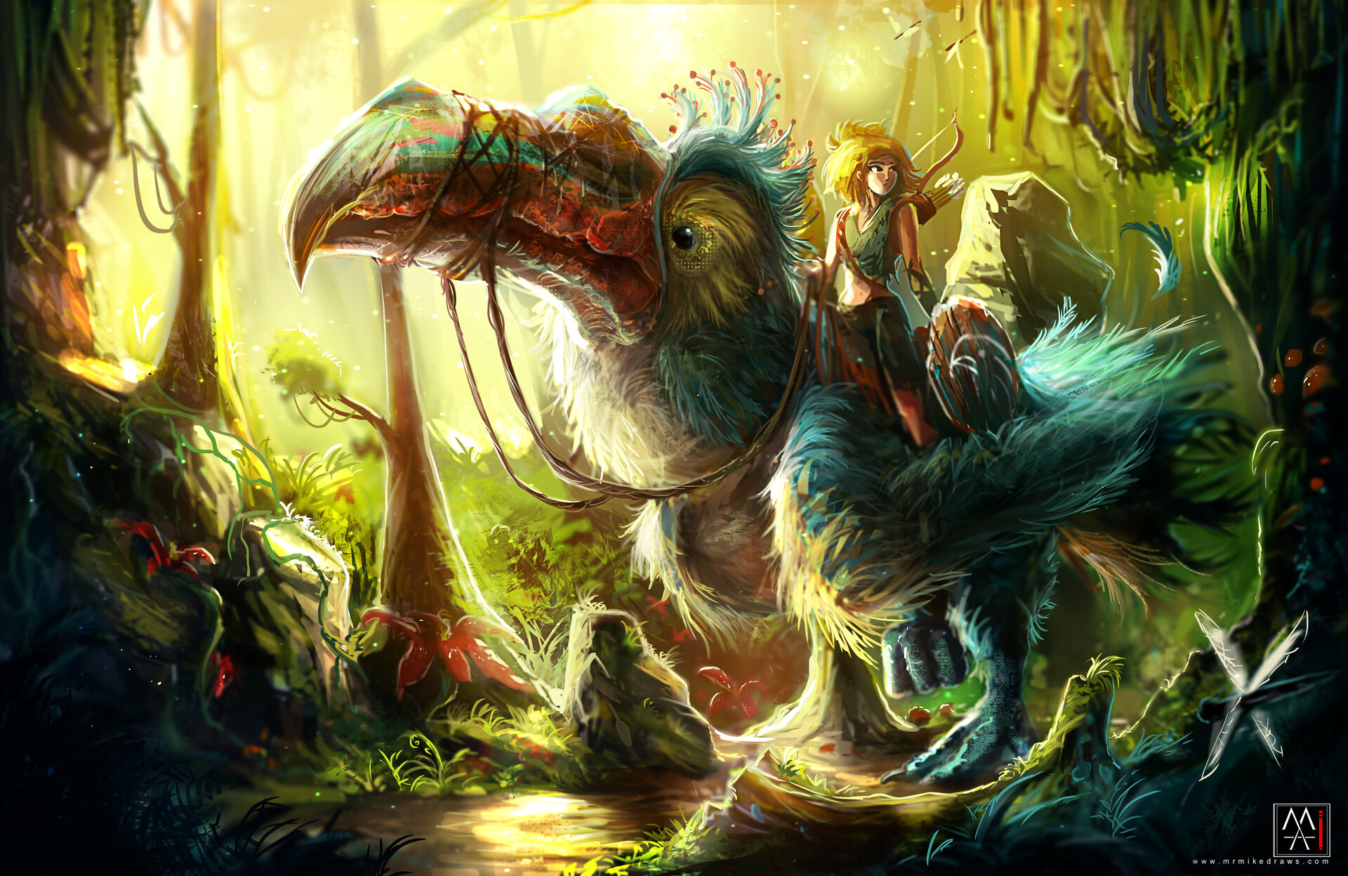 ArtStation - Upon a Flighty Steed.