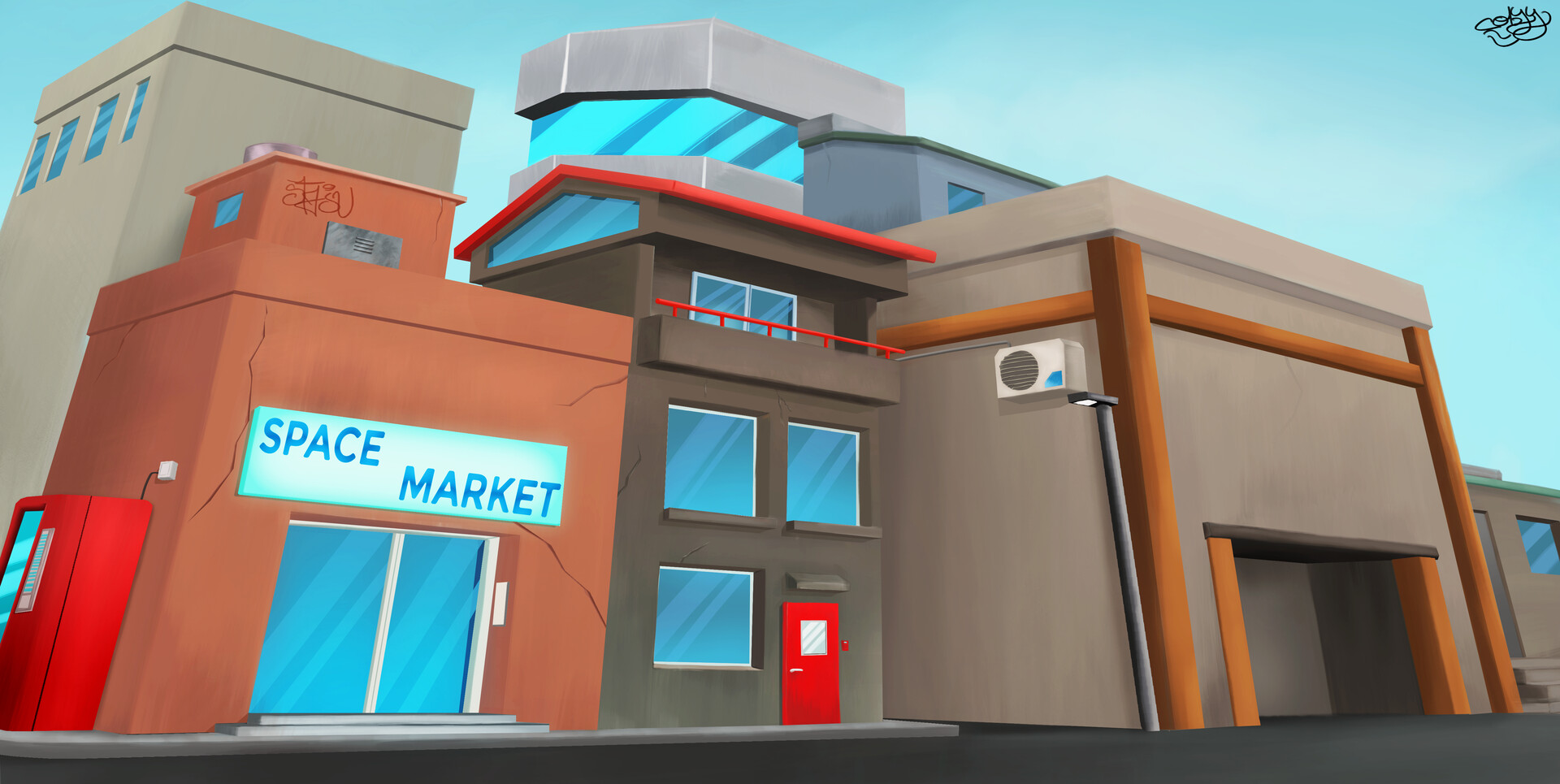 ArtStation - SPACE MARKET