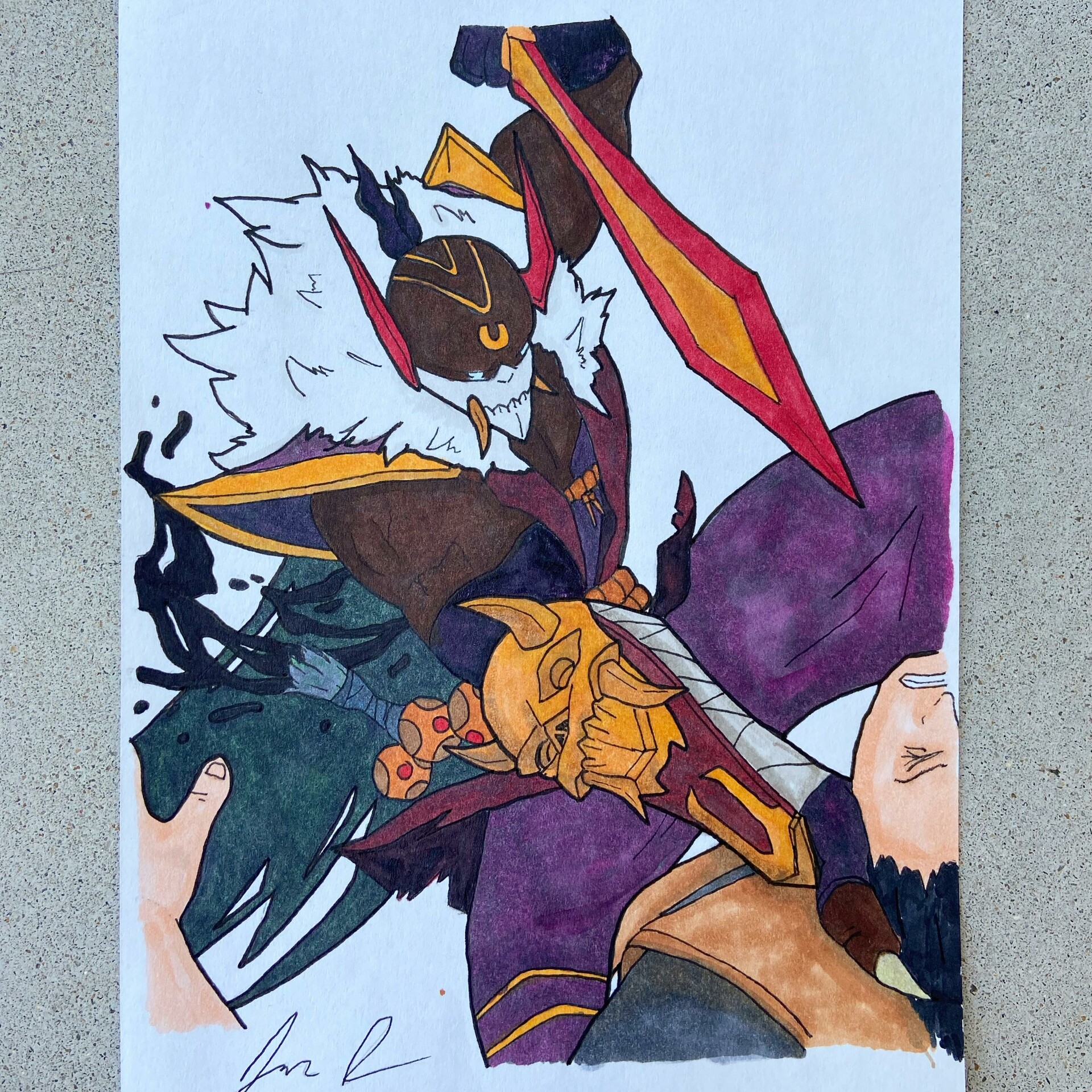 ArtStation - Blood Moon Pyke - League of Legends