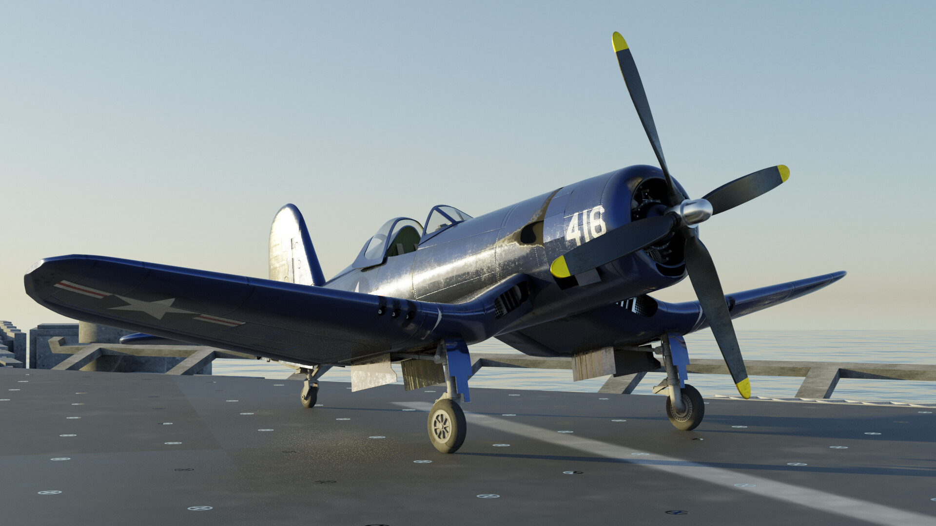 ArtStation - F4U-4 Corsair